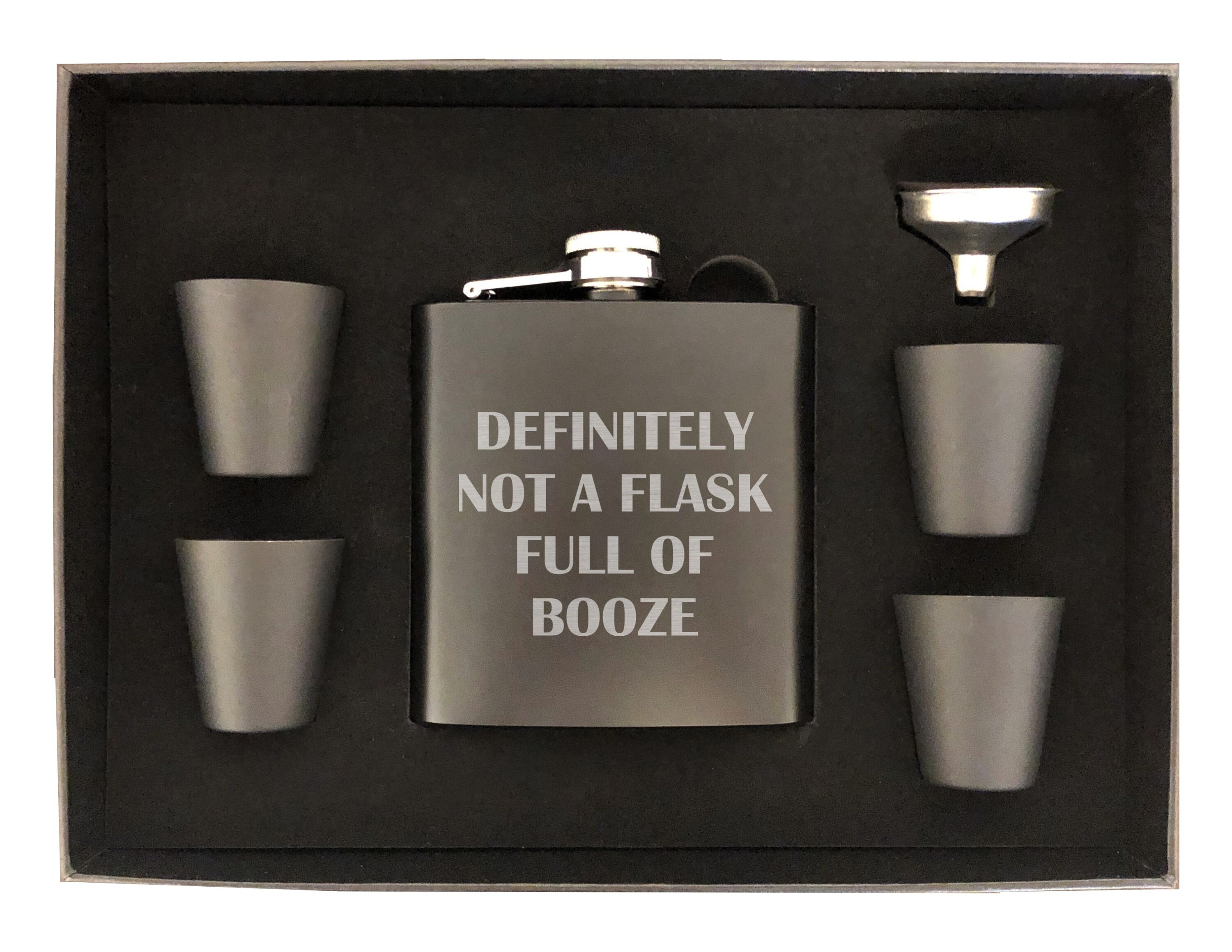 PrecisionNC Funny Gift Ideas Definitely Not a Flask Full of Booze ...