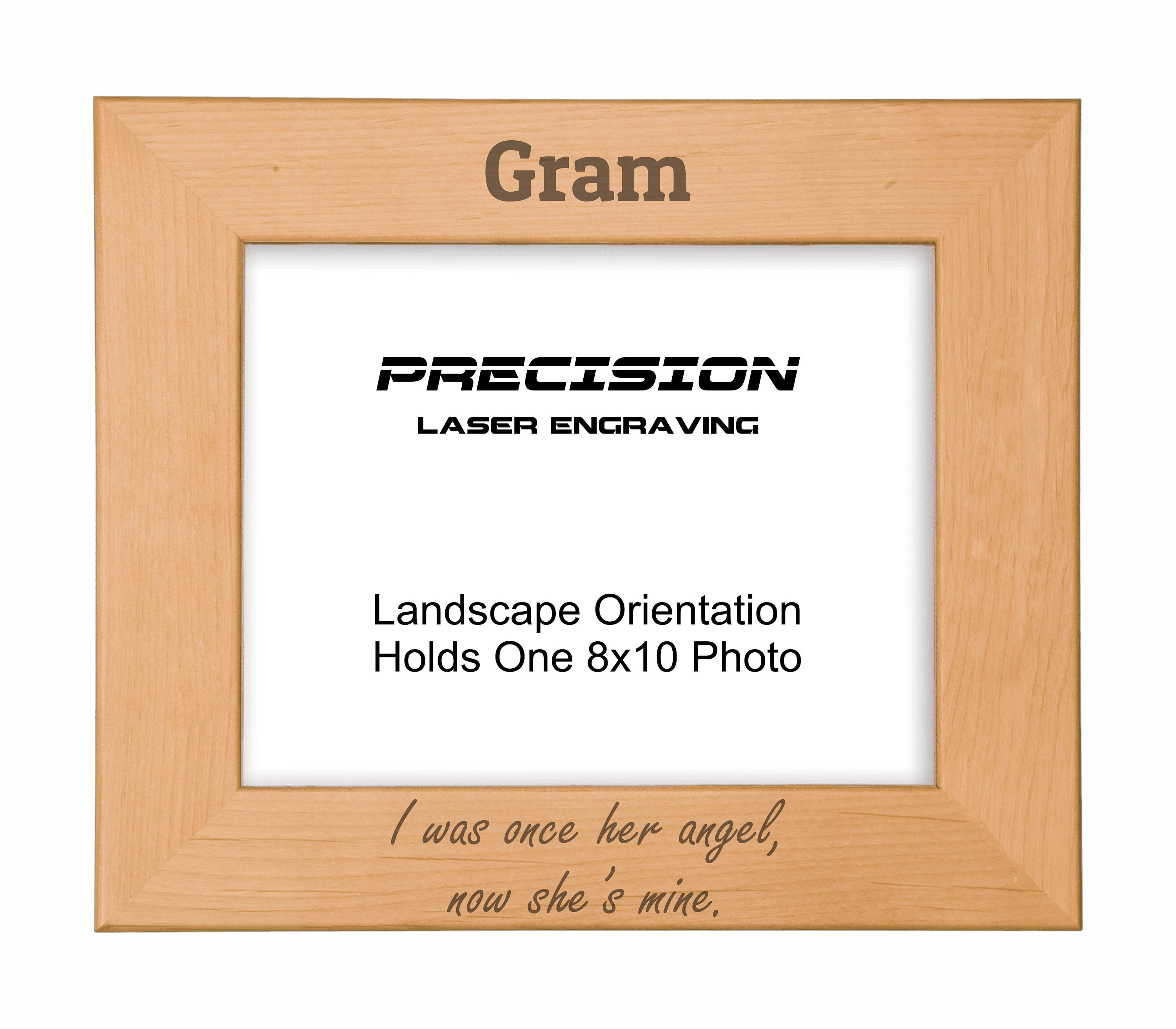 PrecisionNC Gram Remembrance Frame I was once her angel now she's mine ...