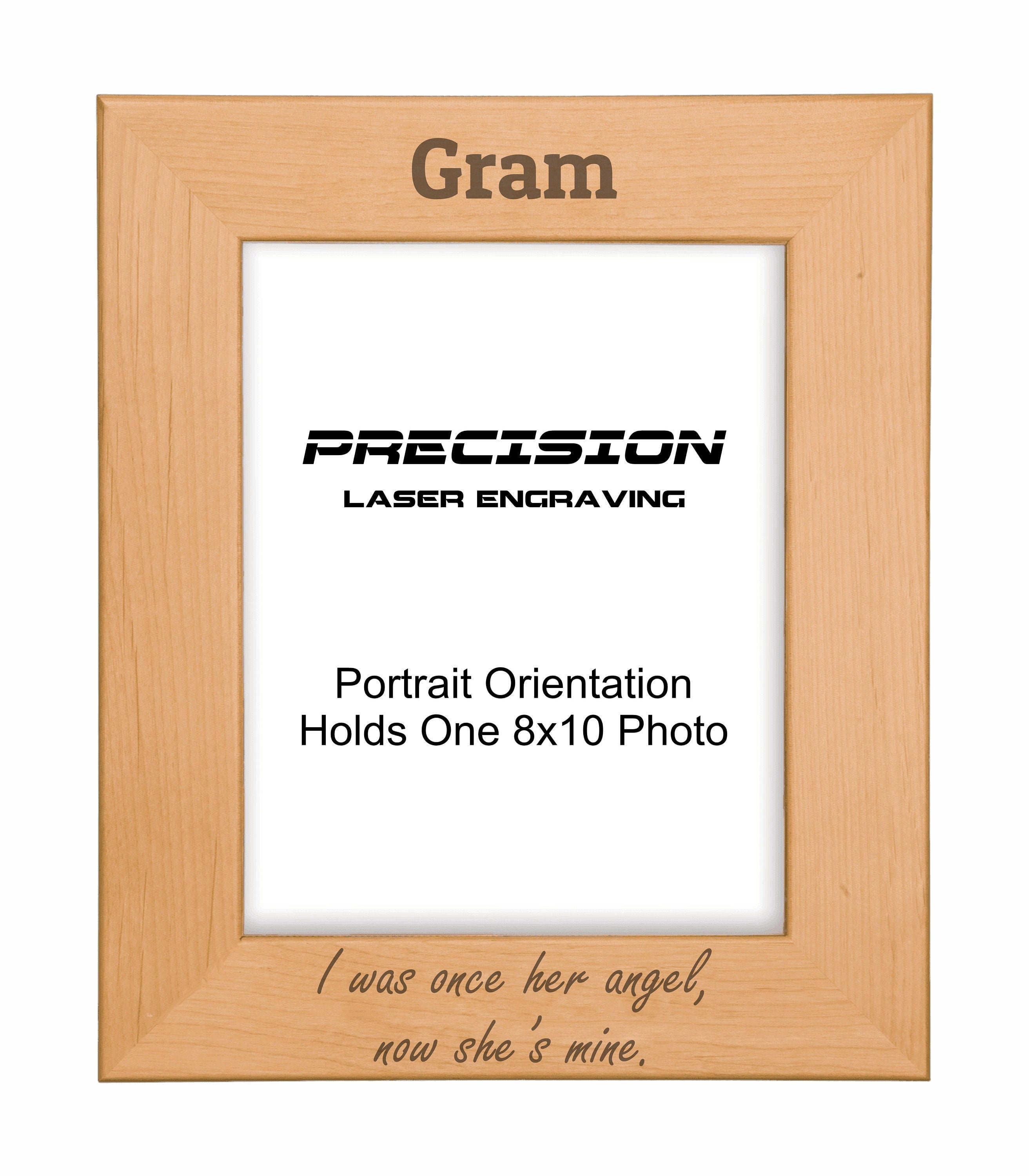 PrecisionNC Gram Remembrance Frame I was once her angel now she's mine ...
