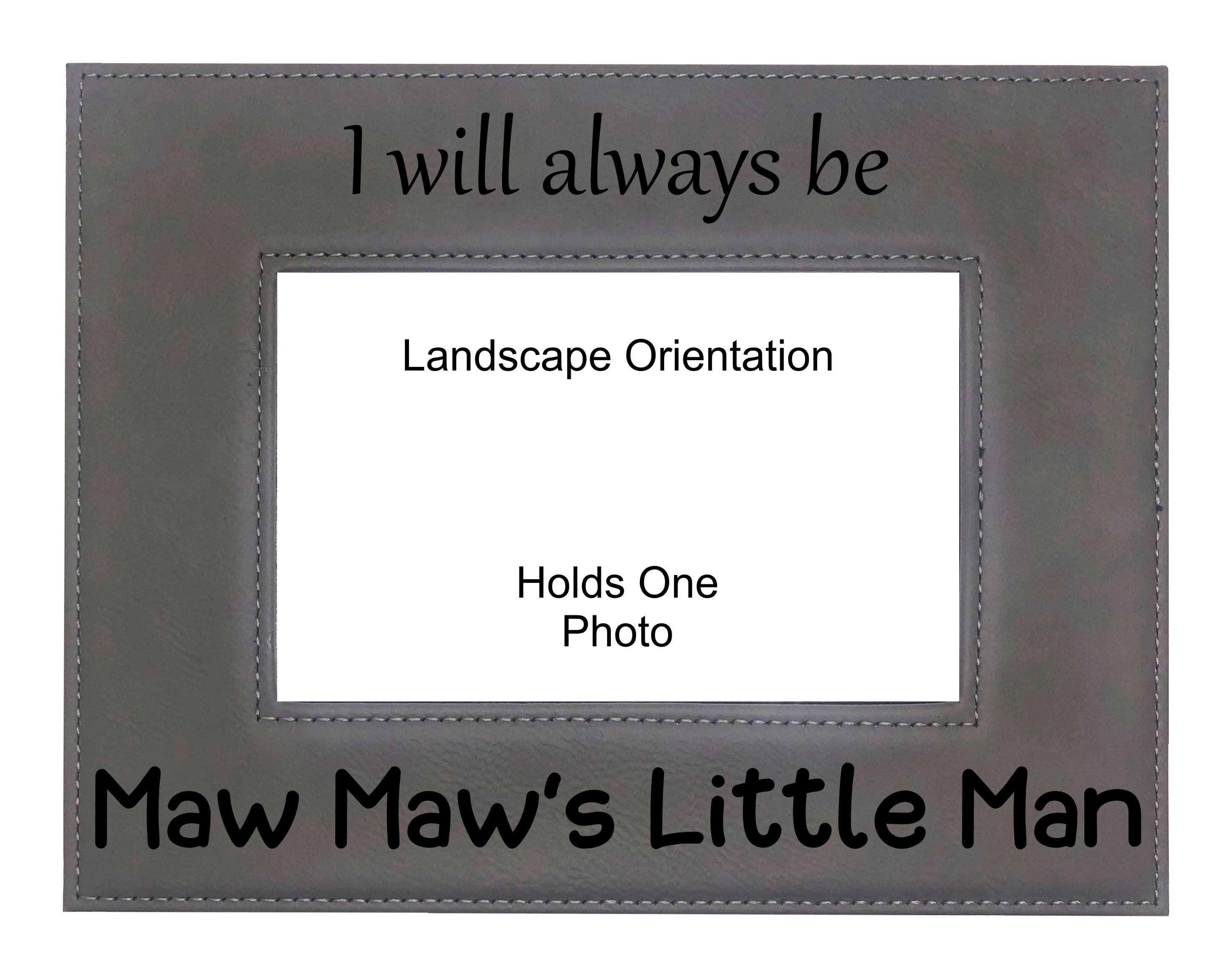 PrecisionNC Grandma Gifts I Will Always be Maw Maw's Little Man Mothers ...