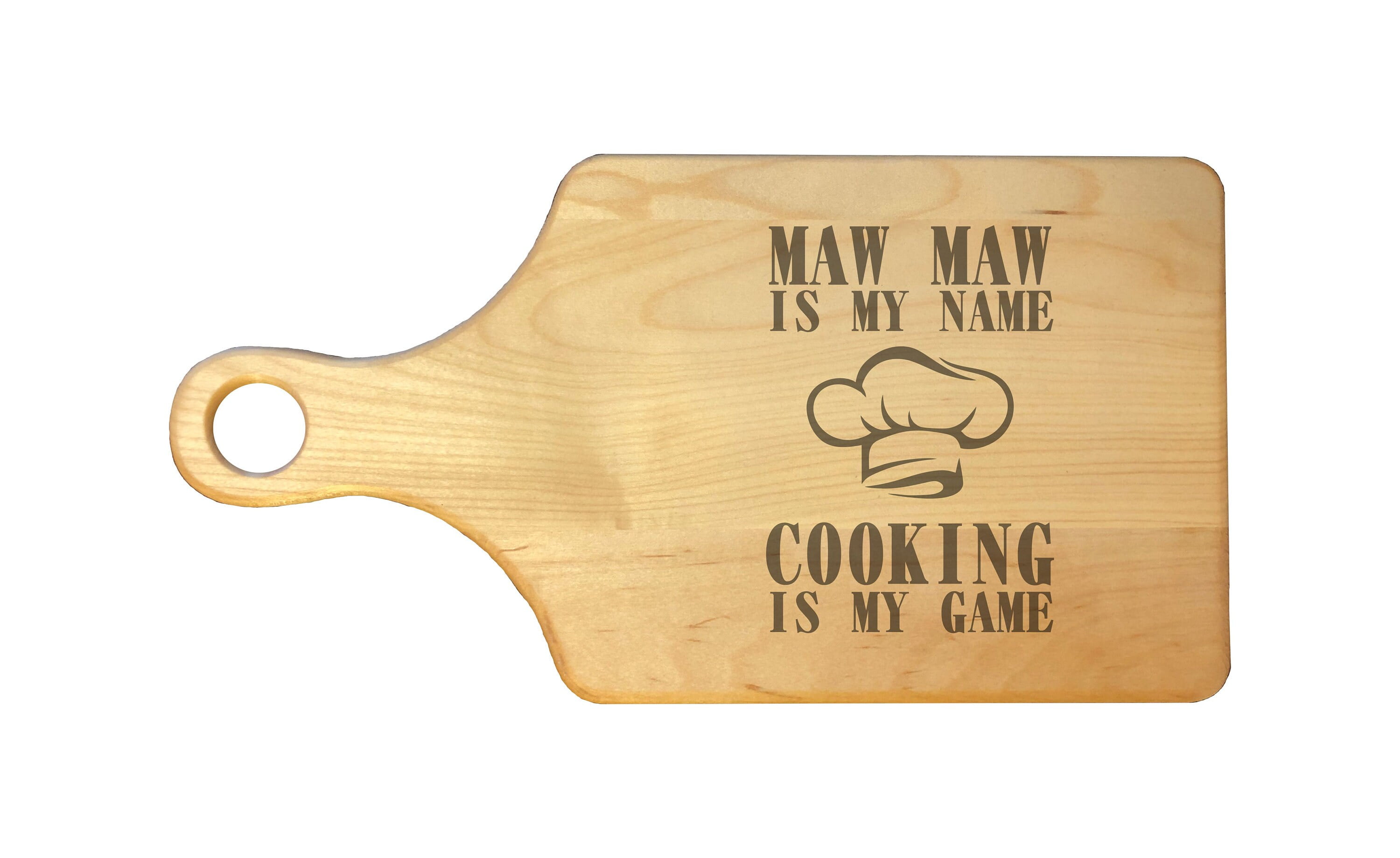 PrecisionNC Grandma Gifts Maw Maw My Name Cooking My Game Engraved ...