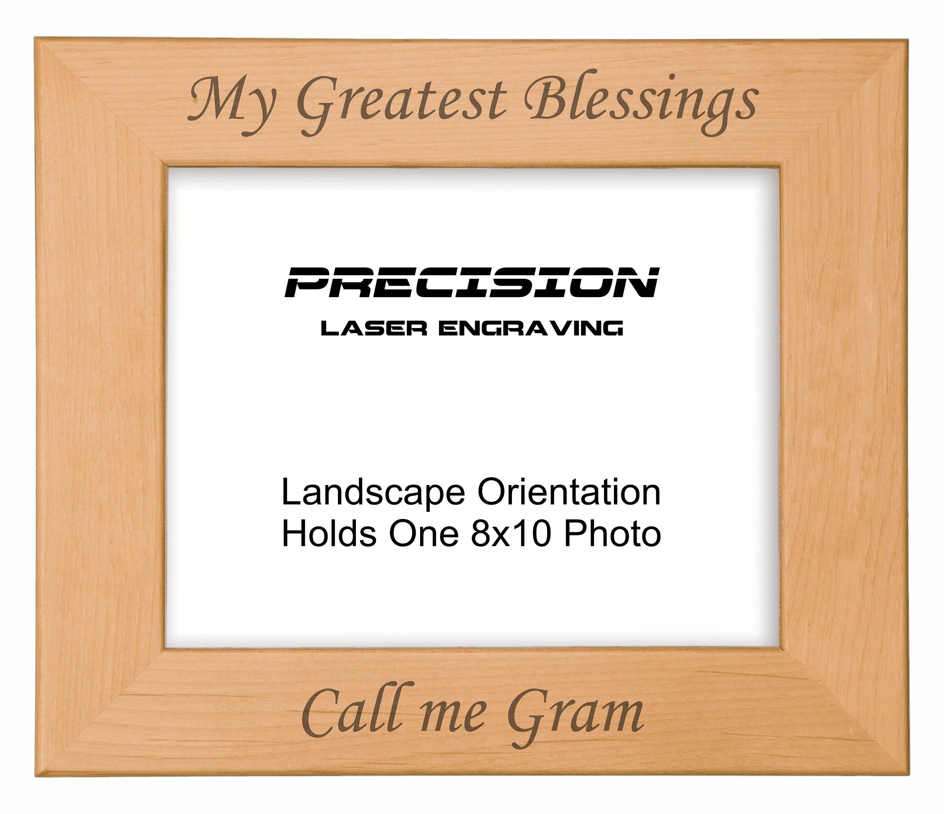 PrecisionNC Grandma Gifts My Greatest Blessings Call Me Gram Engraved ...