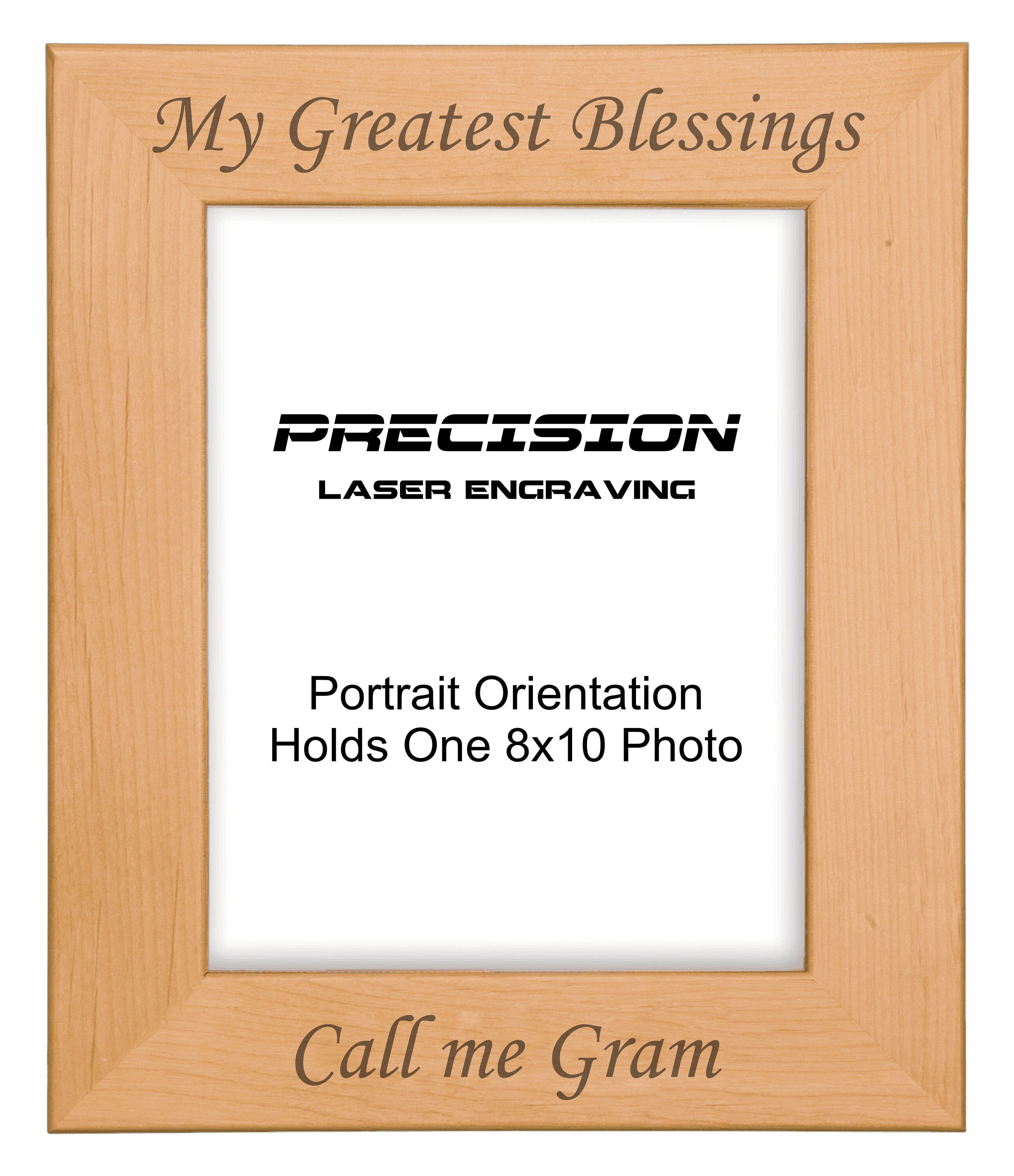 PrecisionNC Grandma Gifts My Greatest Blessings Call Me Gram Engraved ...