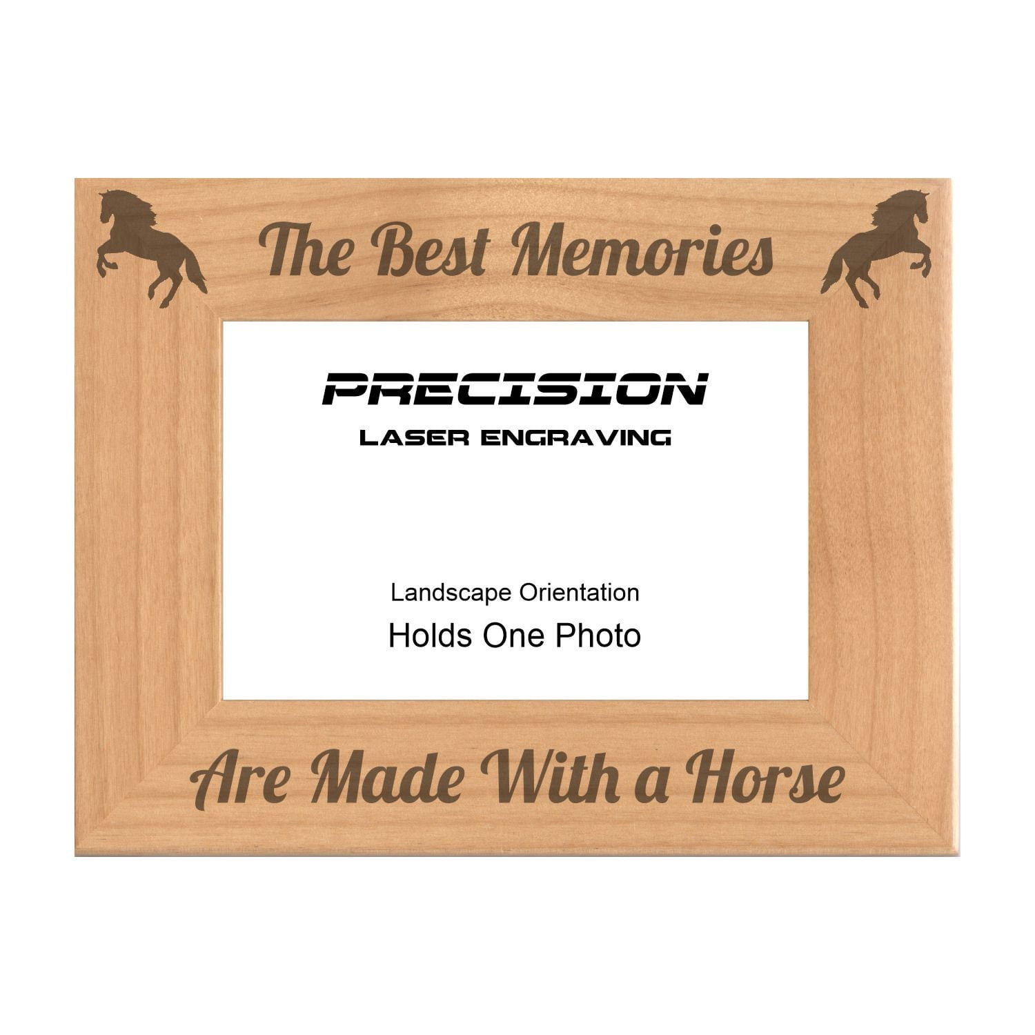 PrecisionNC Horse Frames Best Memories are Made With a Horse Engraved ...