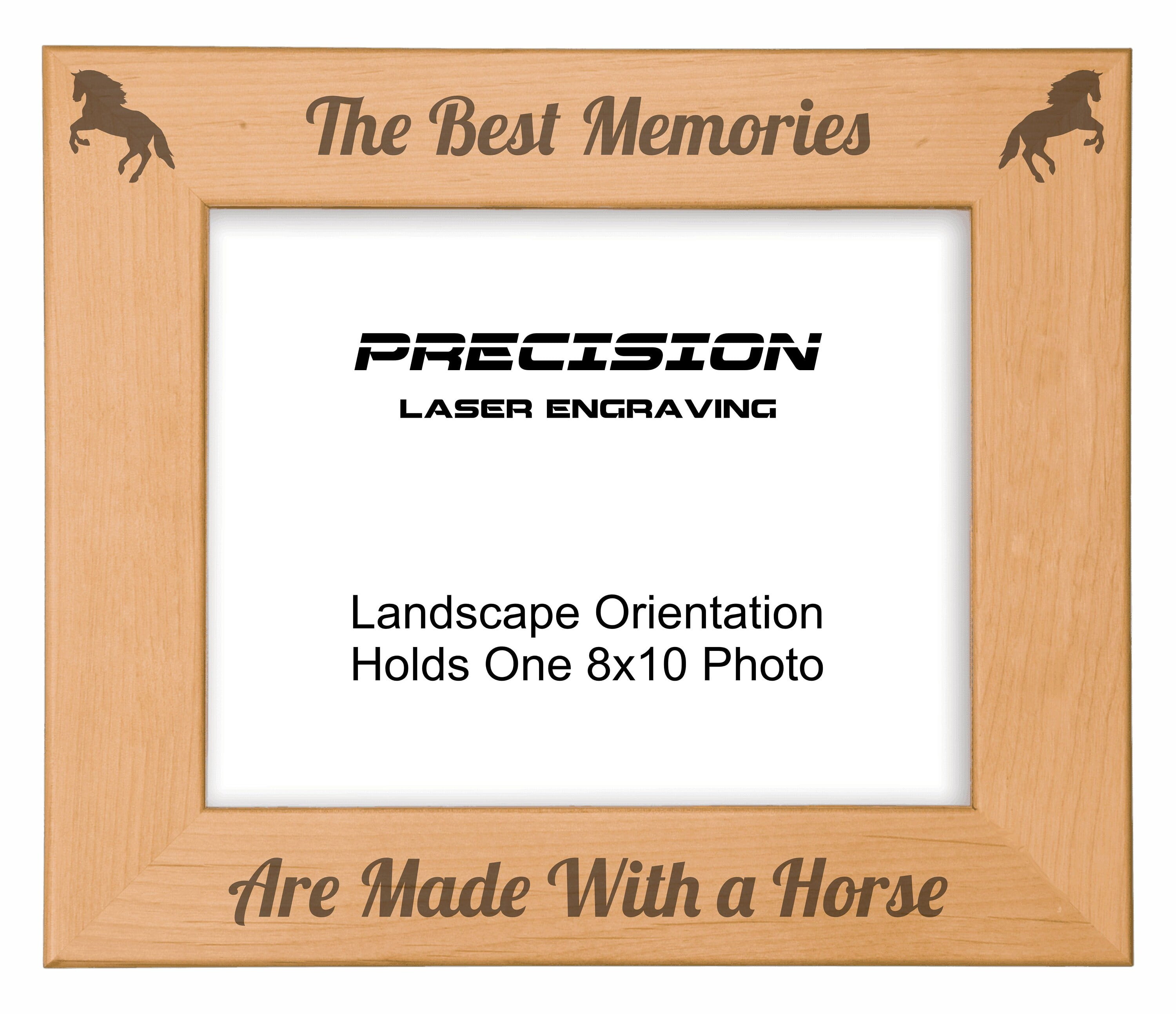 PrecisionNC Horse Frames Best Memories are Made With a Horse Engraved ...