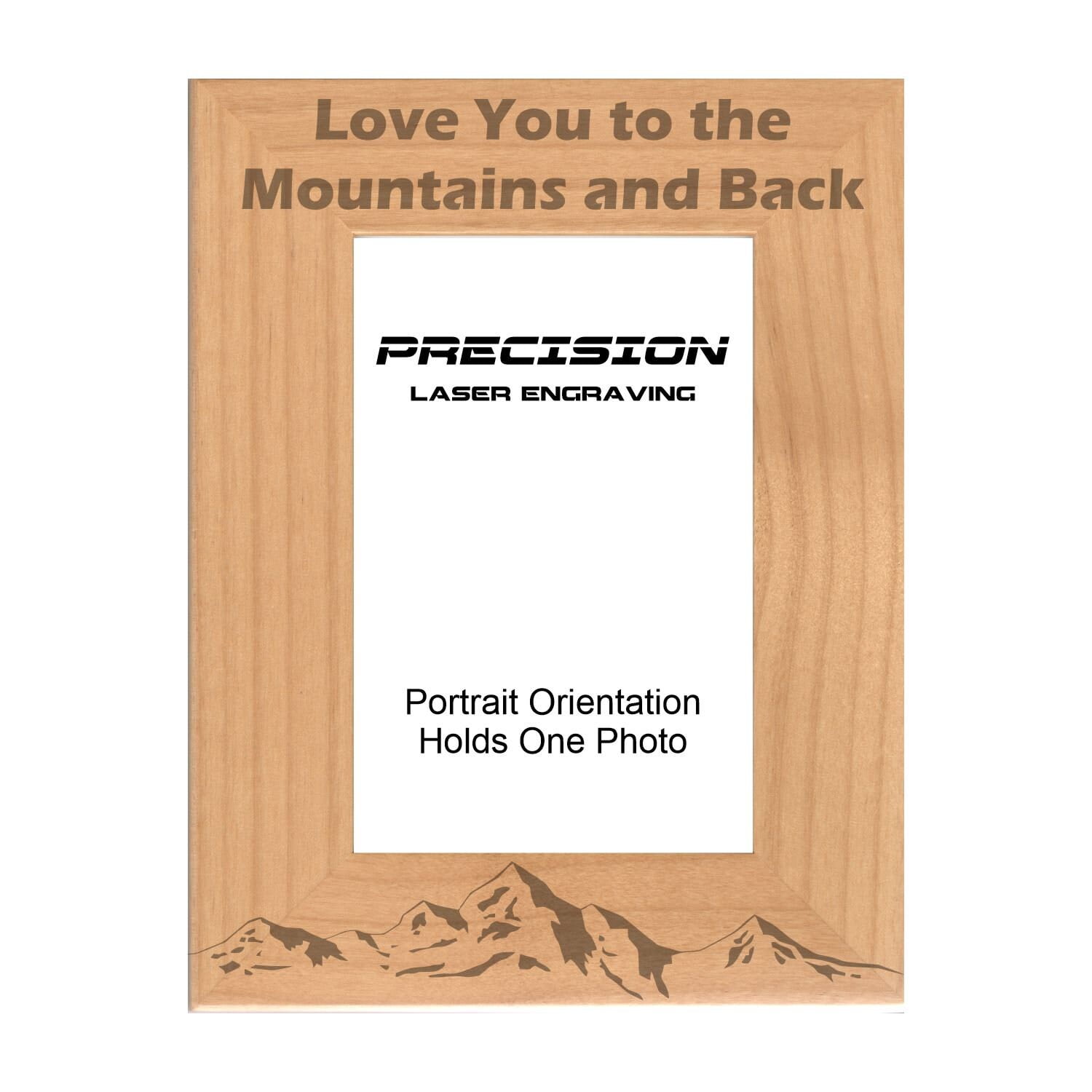 PrecisionNC Mountain Range Frame Love You to the Mountains and Back ...