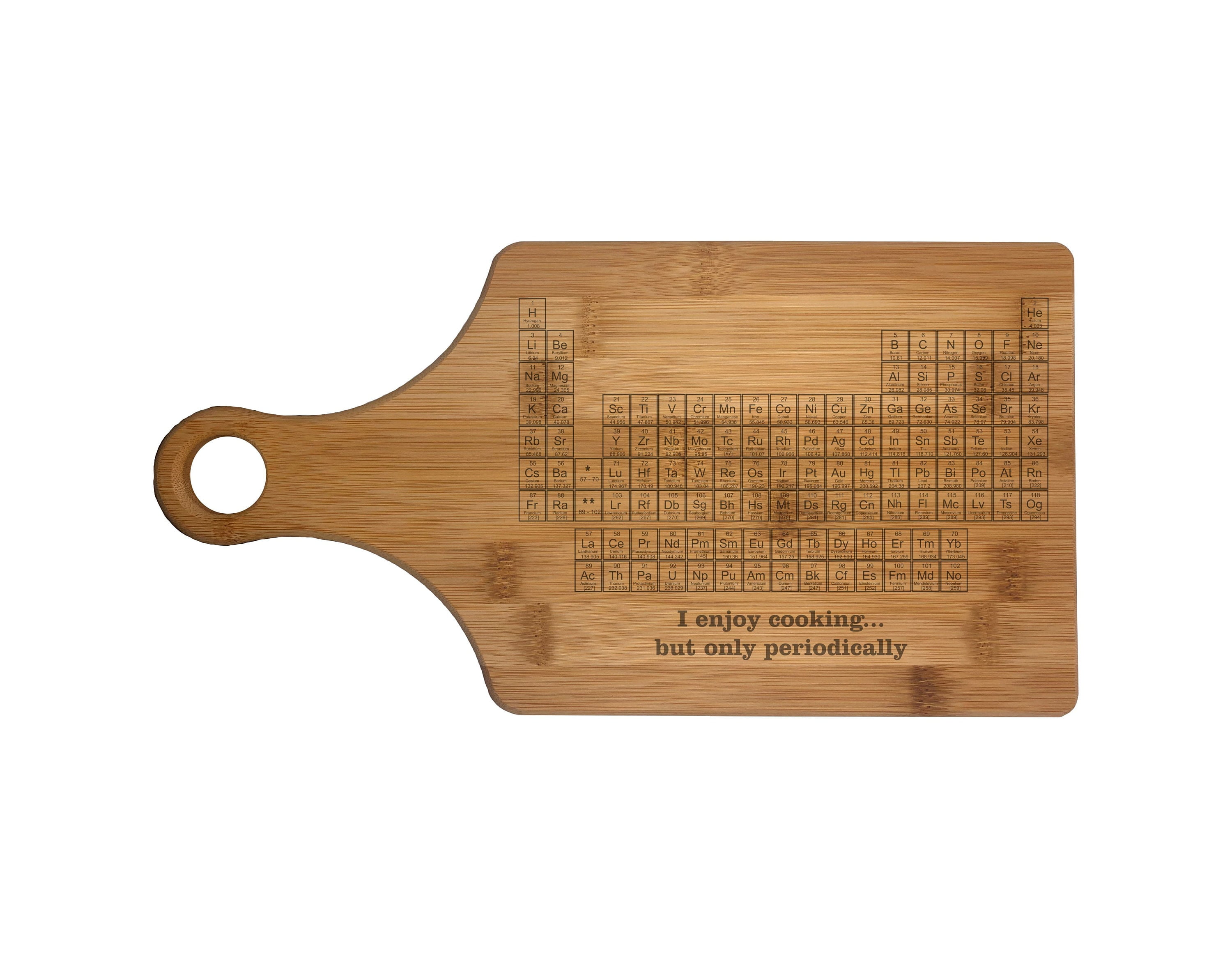 PrecisionNC Nerdy Gifts Periodic Table of Elements Enjoy Cooking ...