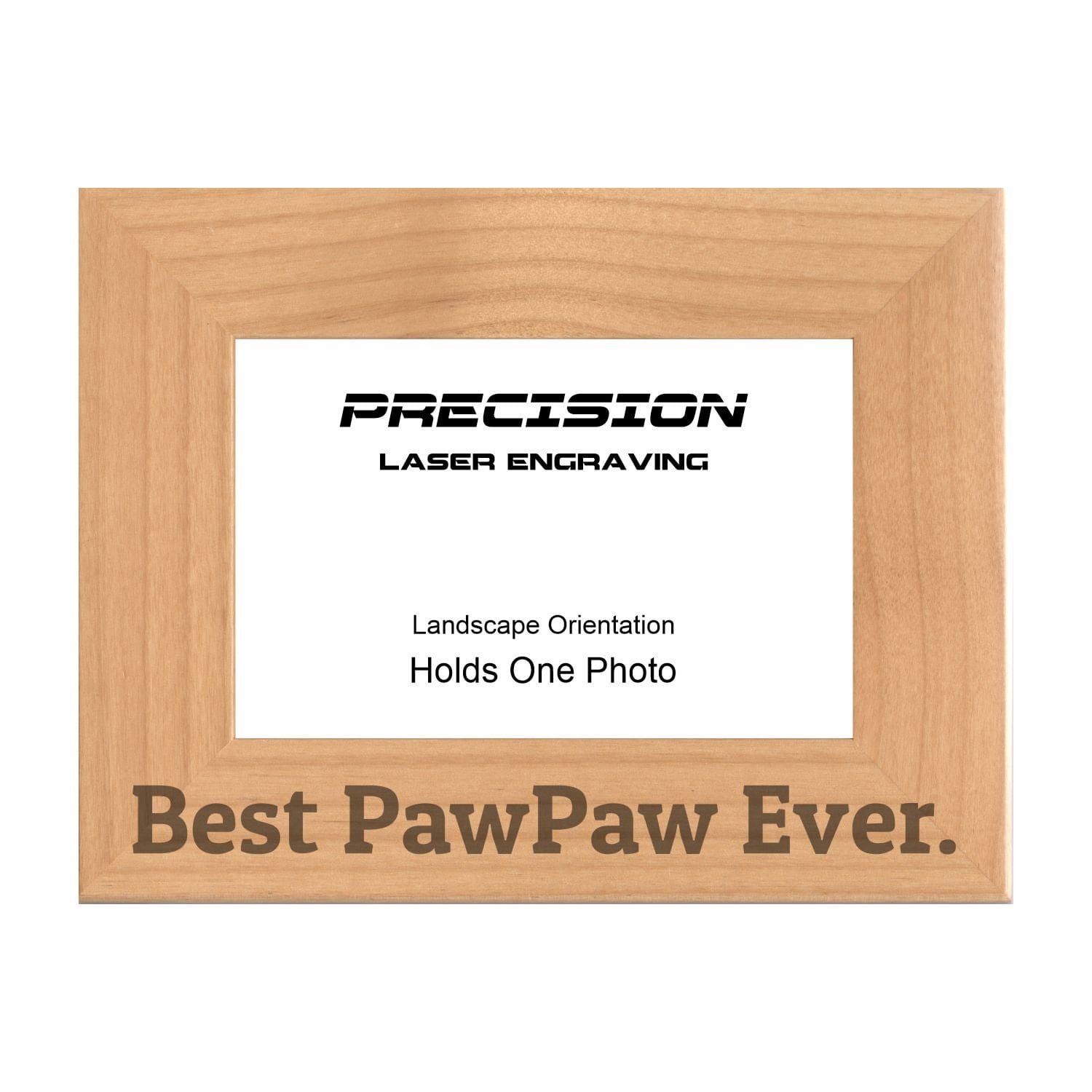 PrecisionNC PawPaw Frames Best PawPaw Ever Engraved Natural Wood ...