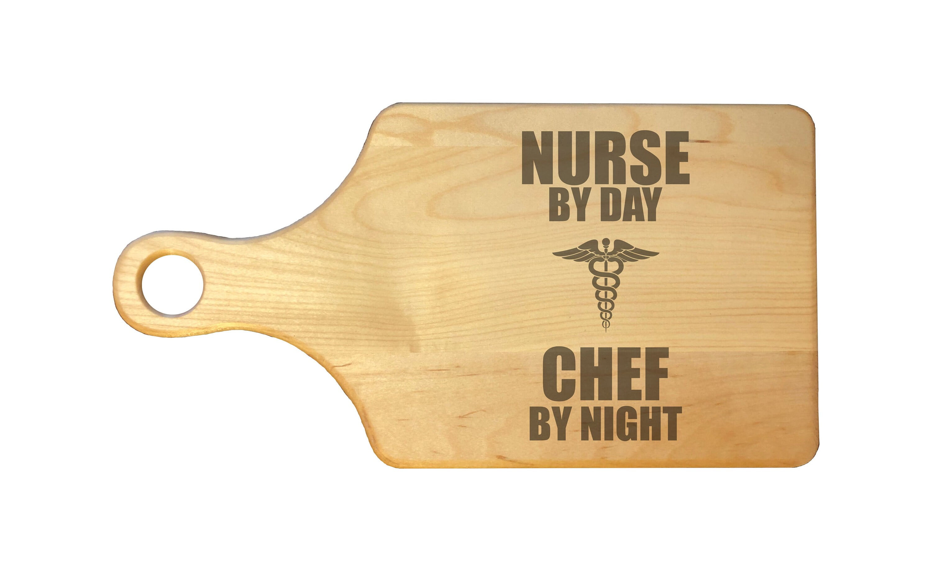 PrecisionNC RN Gifts Nurse by Day Chef by Night Caduceus Symbol ...