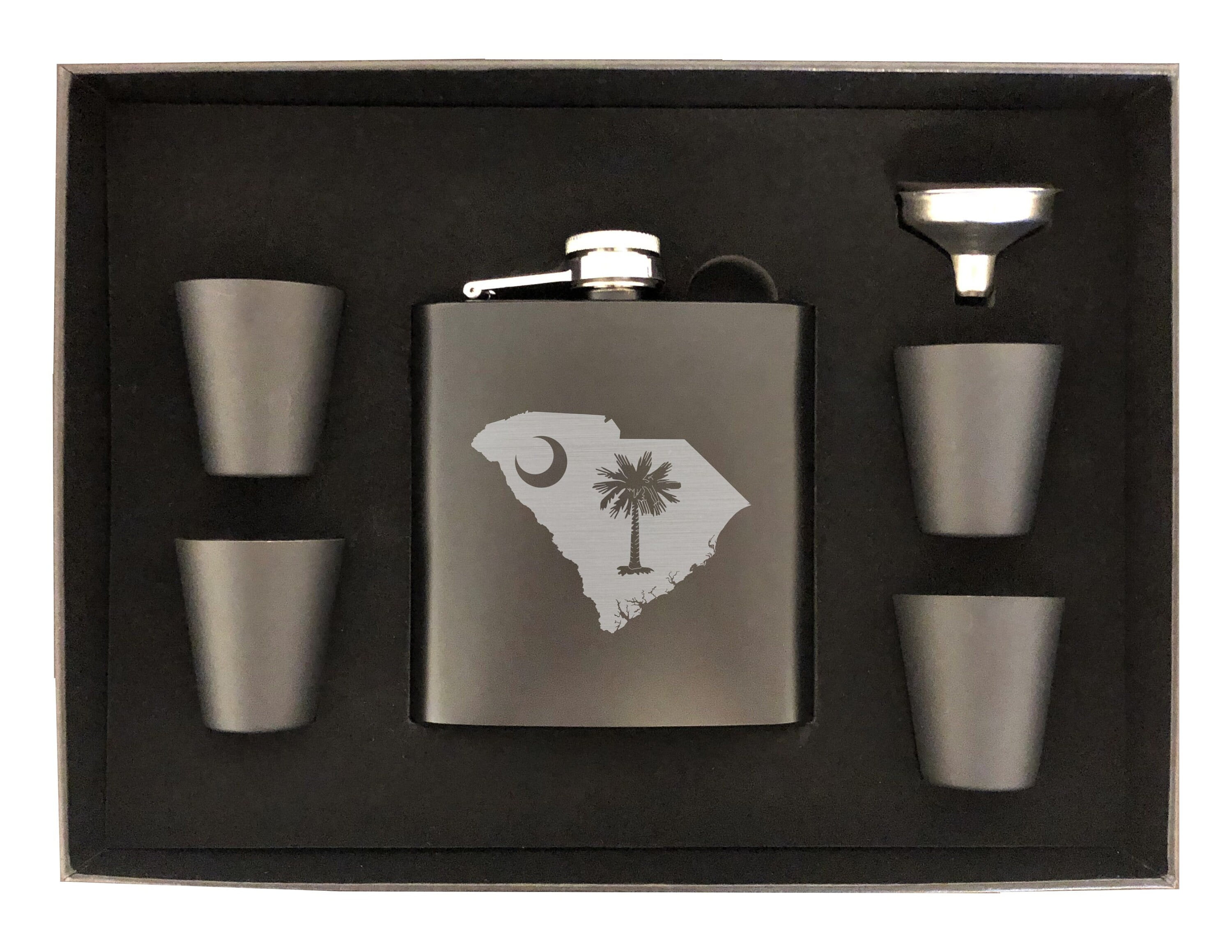 PrecisionNC South Carolina Pride State Flag Engraved Stainless Steel 6 ...