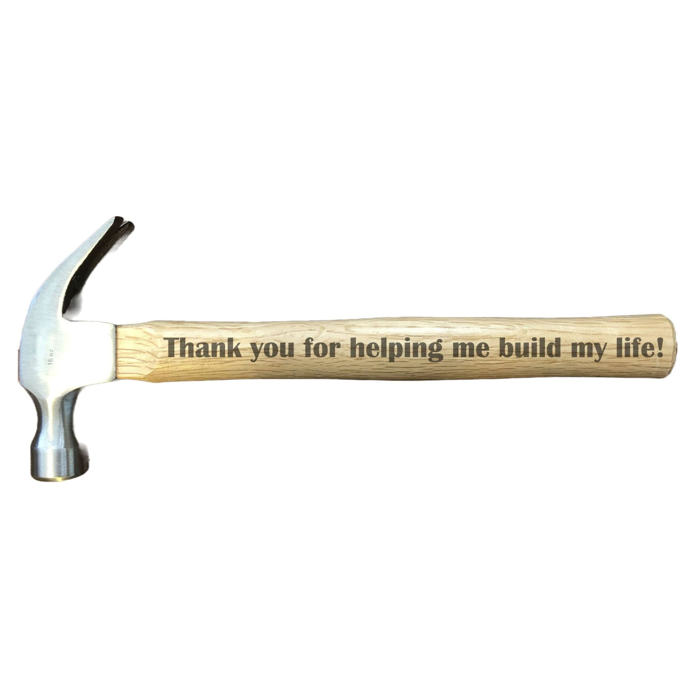 PrecisionNC Thank you for helping me build my life Engraved Wood Handle ...