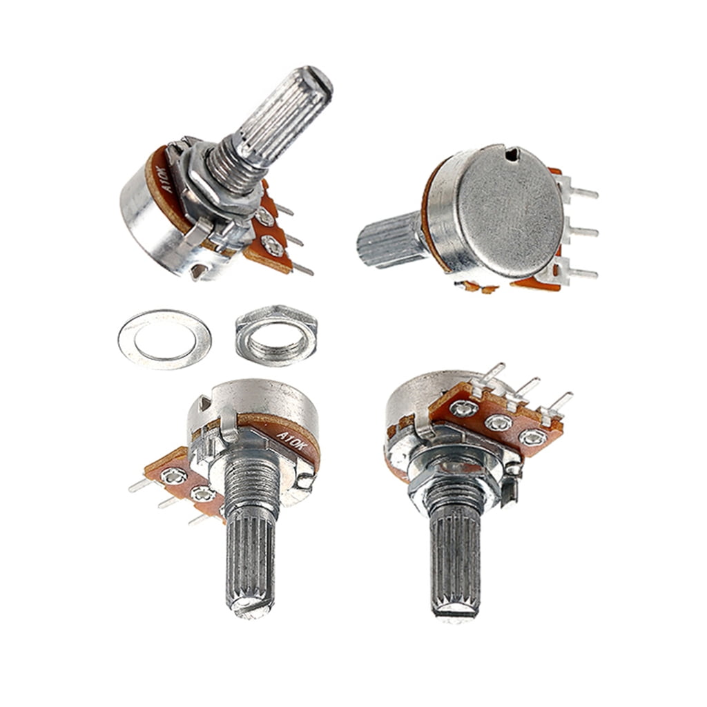 Precisions 10K Split Shaft Potentiometer For Smooth Volumes In Musical ...