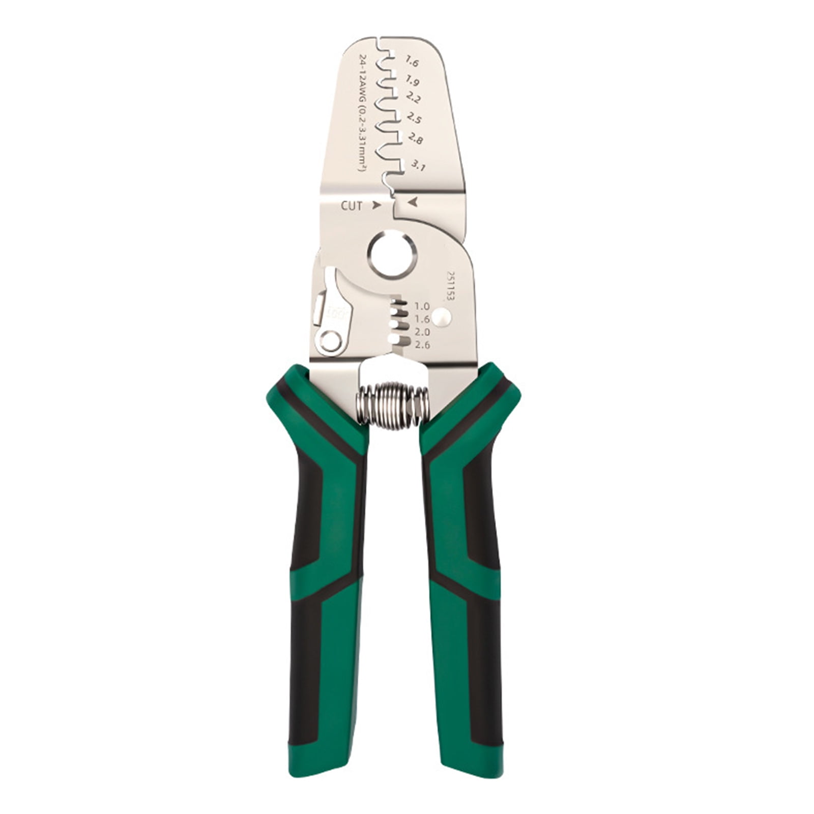 Precisions Electrical Cable Crimping Stripping Pliers Cutter Tool With ...