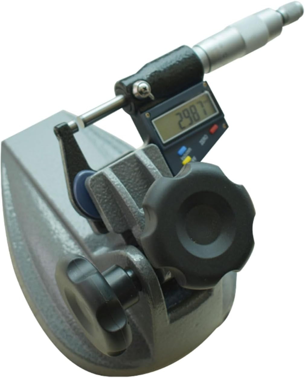 Precisions Micrometer Holder Stand Paint Coated Base Rubber LinedJaws ...