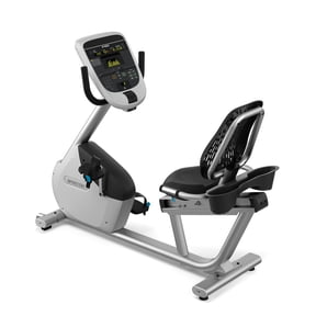 Life Fitness RS3 Recumbent Indoor Riding Exercise Bike with Go Console ...