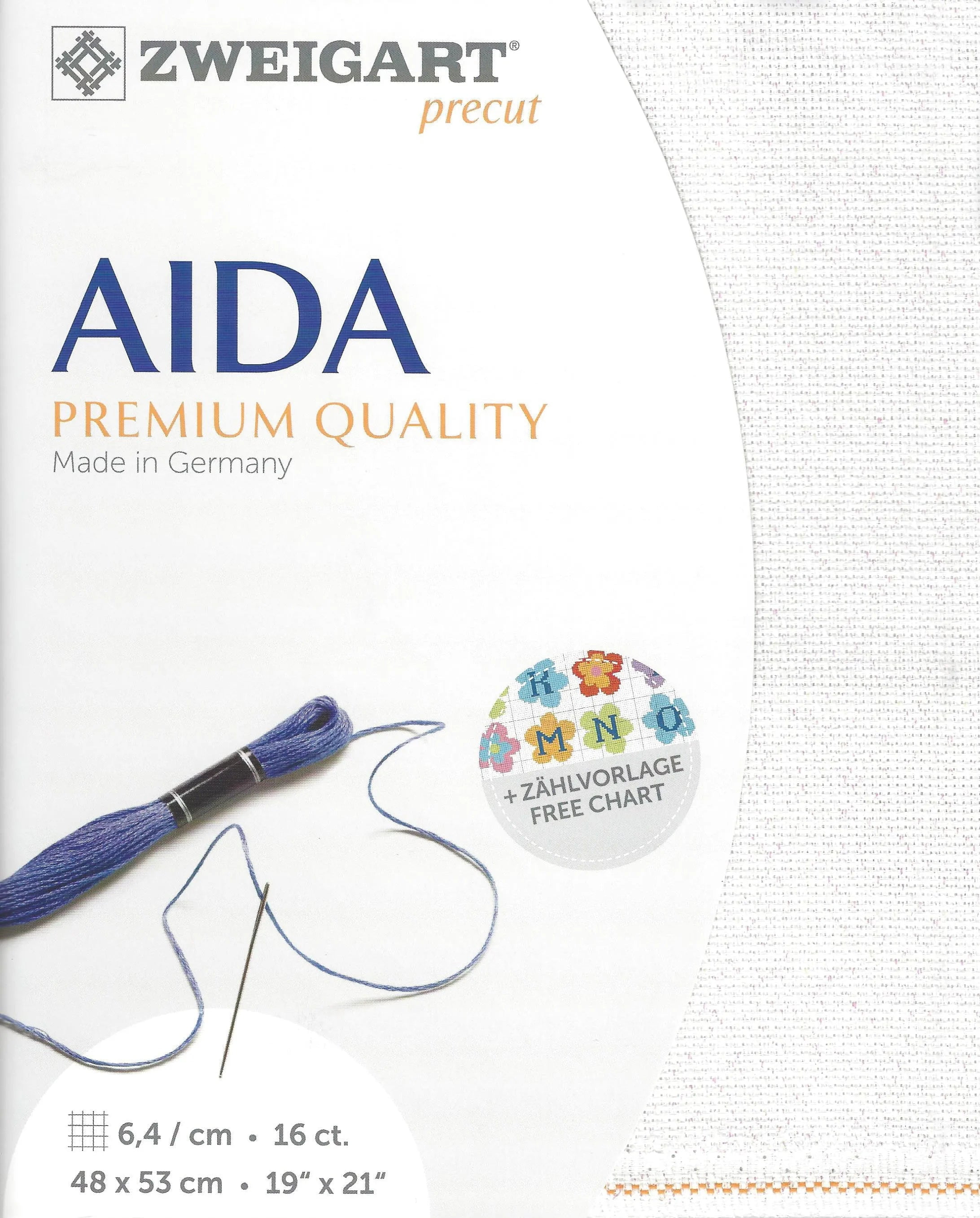 Precut Aida 16 count Opalescent White 3251/11 - Walmart.com
