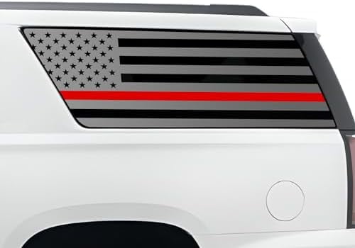 Precut Quarter Window American Flag Vinyl Decal Sticker Fits The Chevy ...