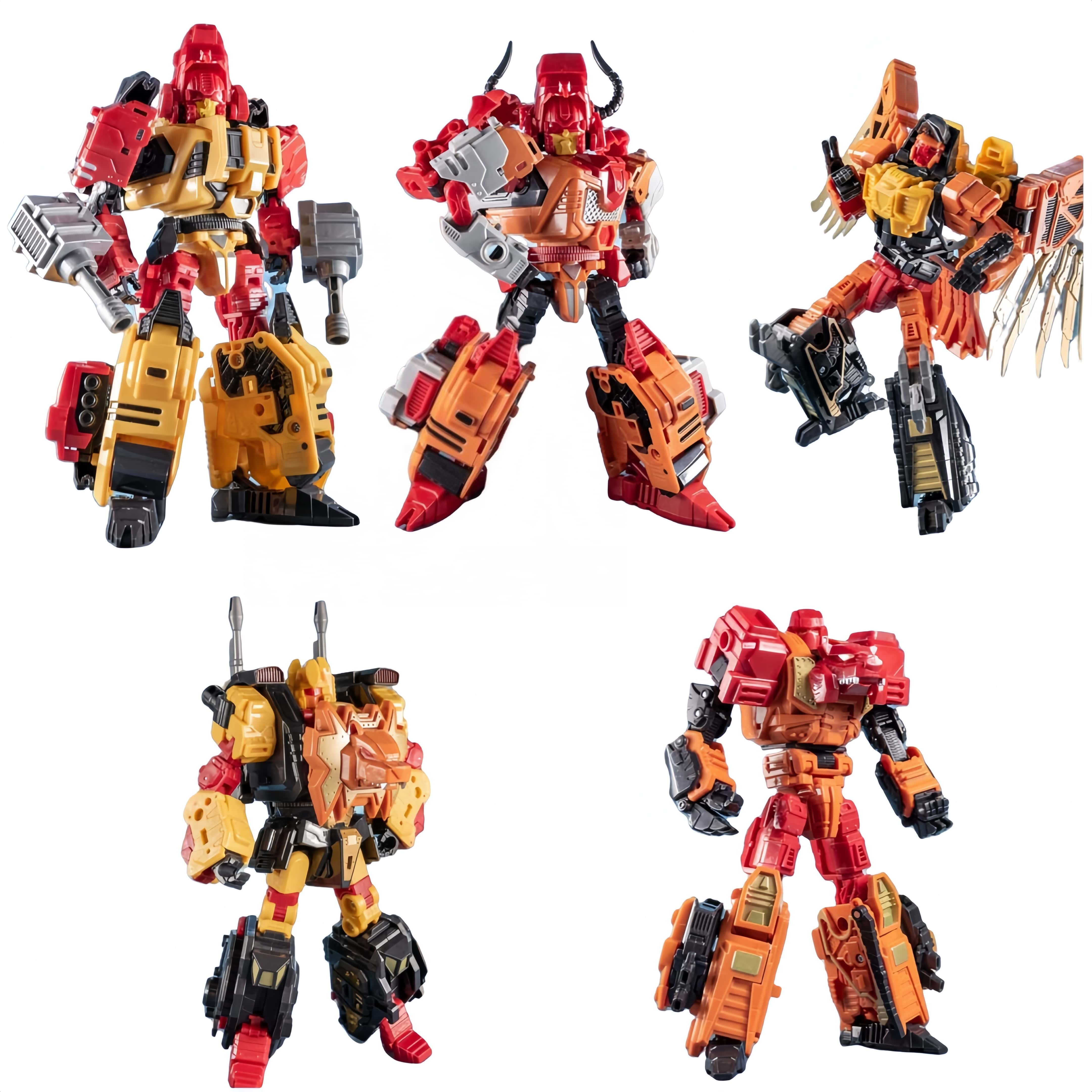 Predaking 5-in-1 Deformation Robot Toy Giant Predacon Leader Combo ...