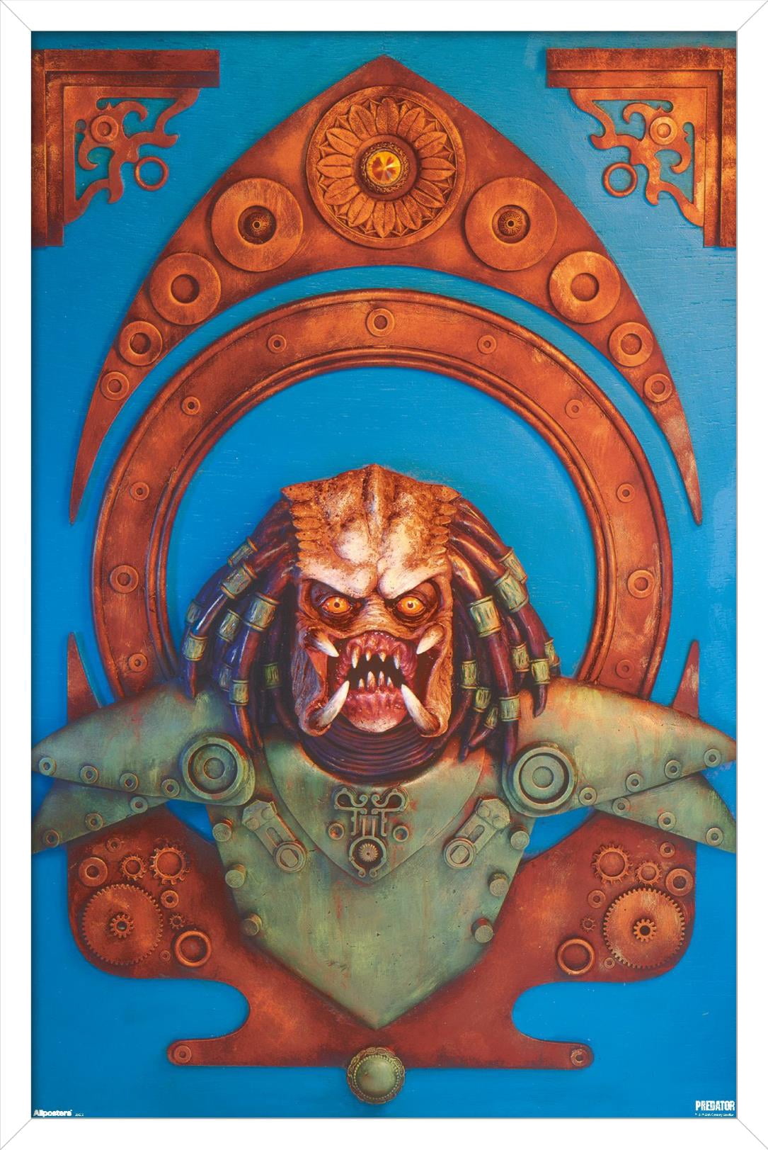 Predator (1987) - Illustration Wall Poster, 14.725" x 22.375" Framed ...