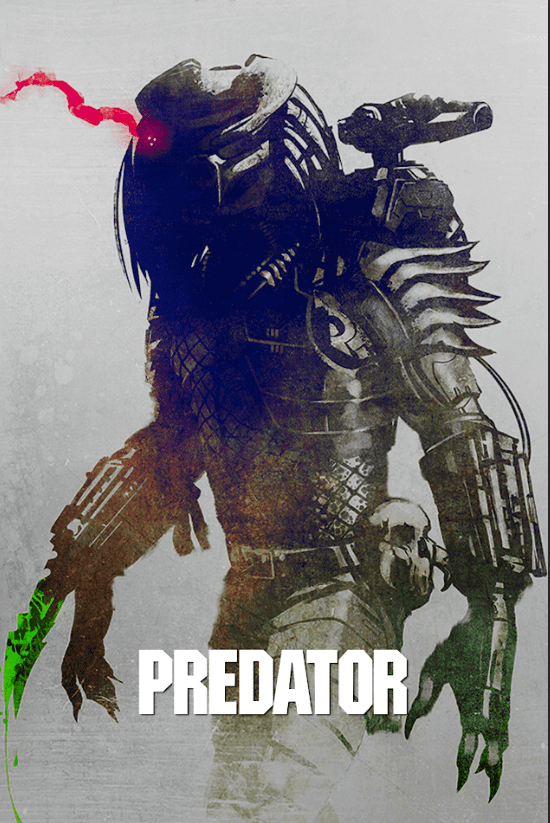 Predator (1987) Poster 24x36 Action Thriller Arnold Schwarzenegger in ...