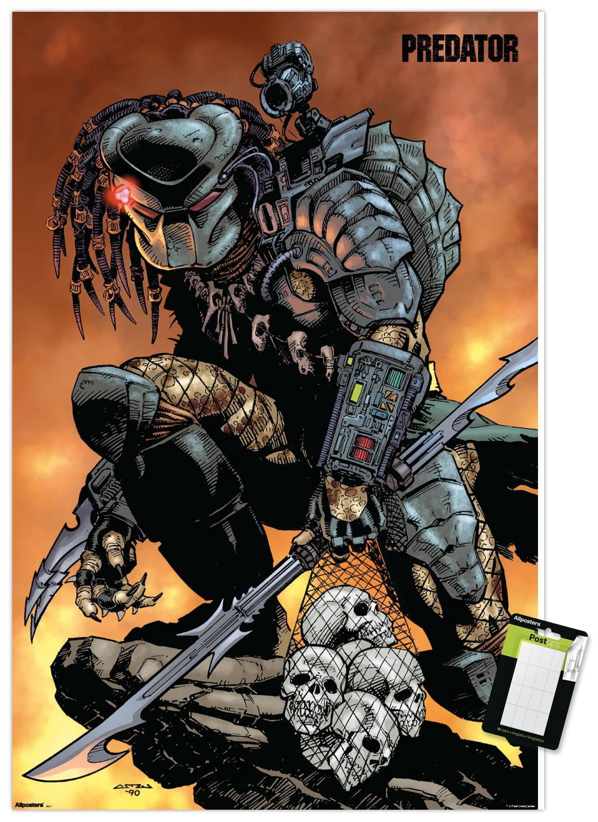 Predator (1987) - Skulls Wall Poster, 22.375" x 34" - Walmart.com