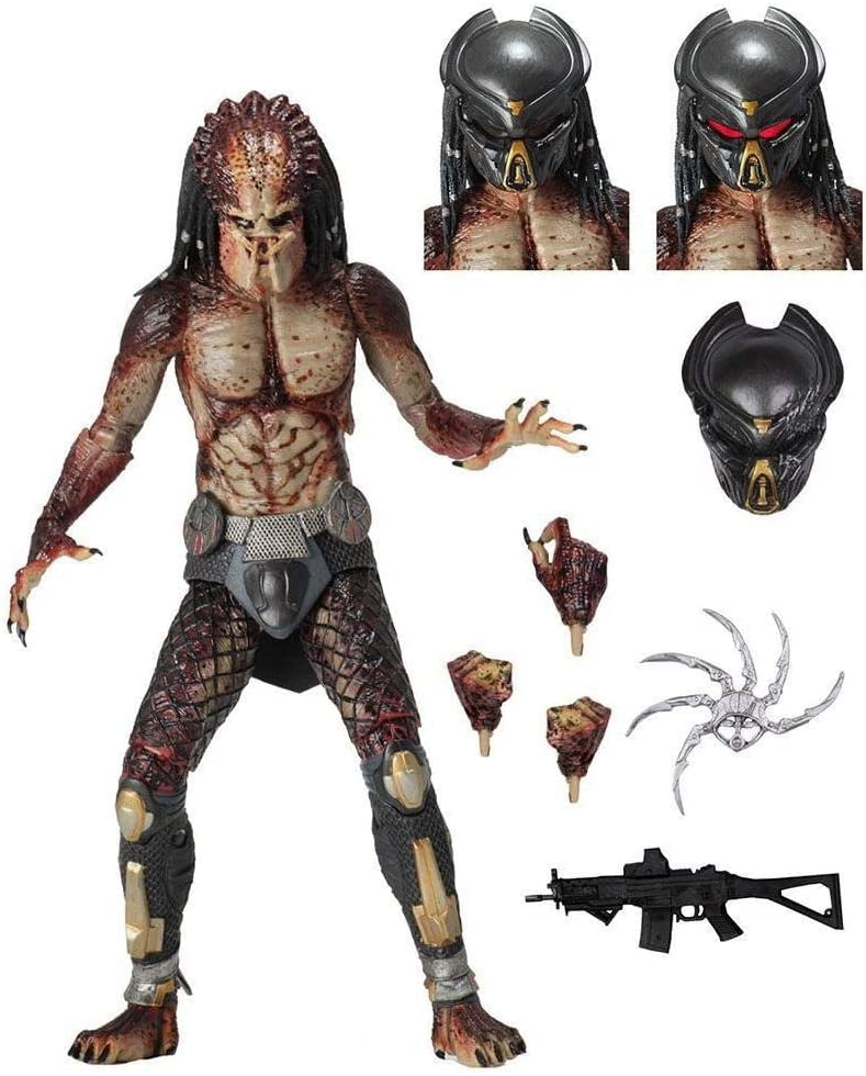 Predator 2018: Ultimate Fugitive Predator (Lab Escape) （7" Scale）Action Figure, Multicolor ...