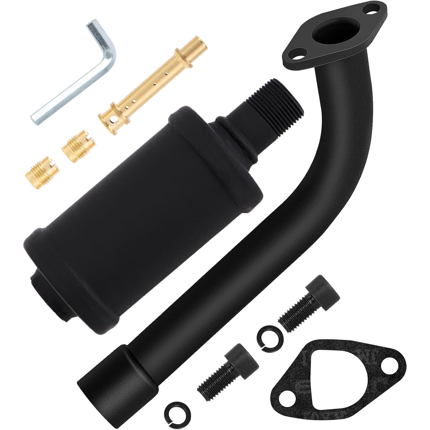 Predator 212 Exhaust Muffler Kit - for Coleman CT200u BT200X KT196,Baja MB200 for Honda 196cc ...