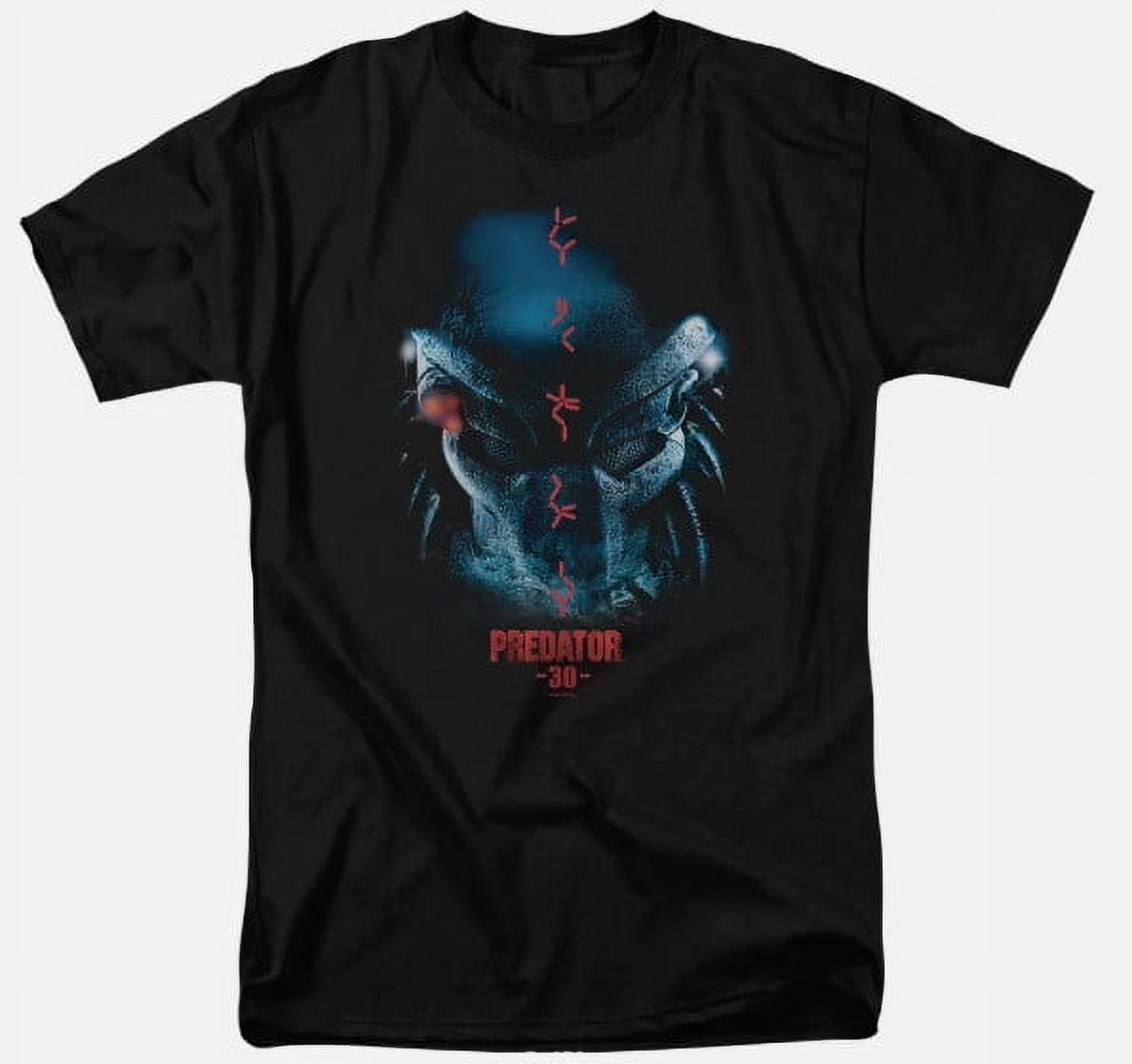 Predator 30th Anniversary Mens T Shirt Licensed Action Movie Tee Black ...