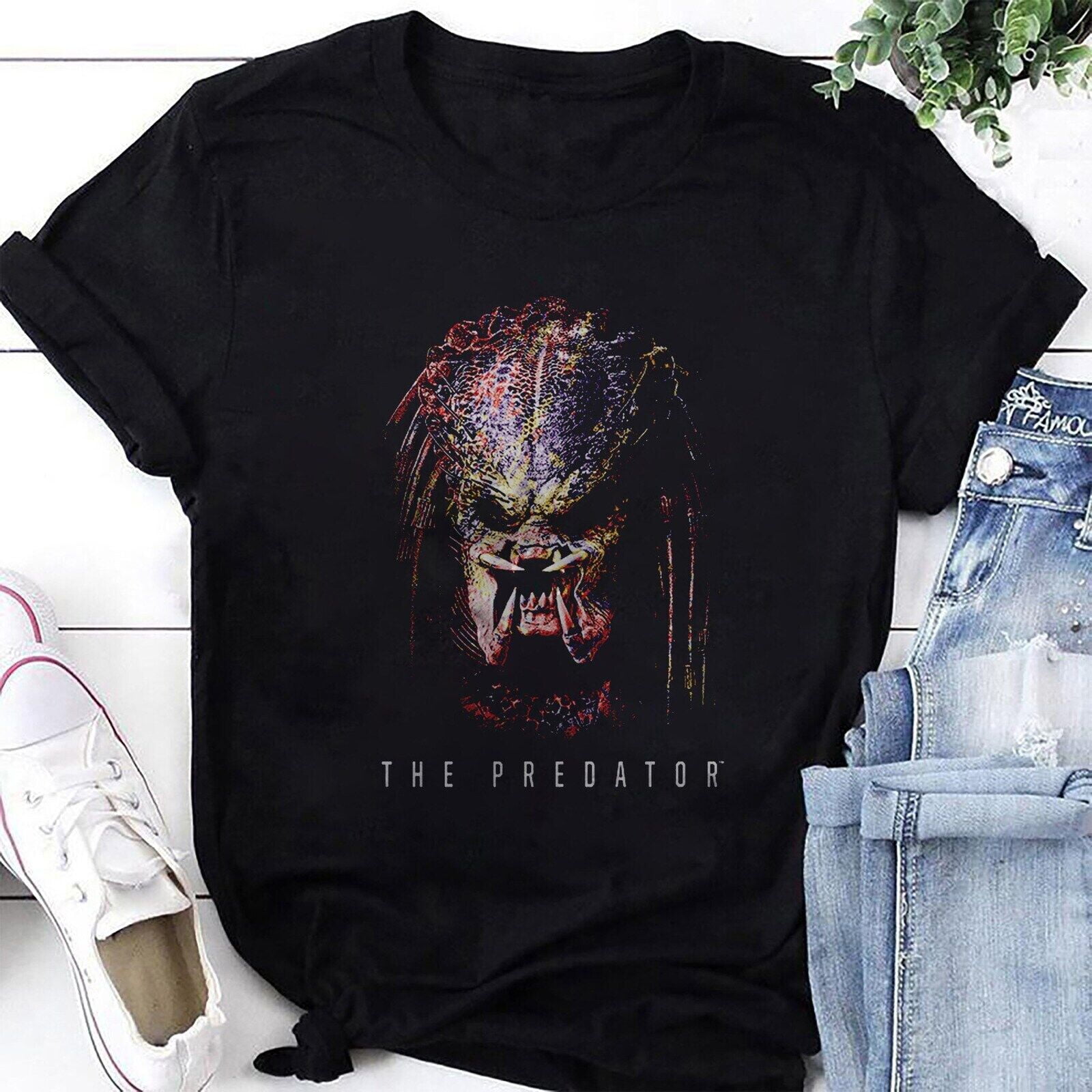 Predator Battle Paint T-Shirt, Predator Shirt Fan Gifts, Predator Movie ...