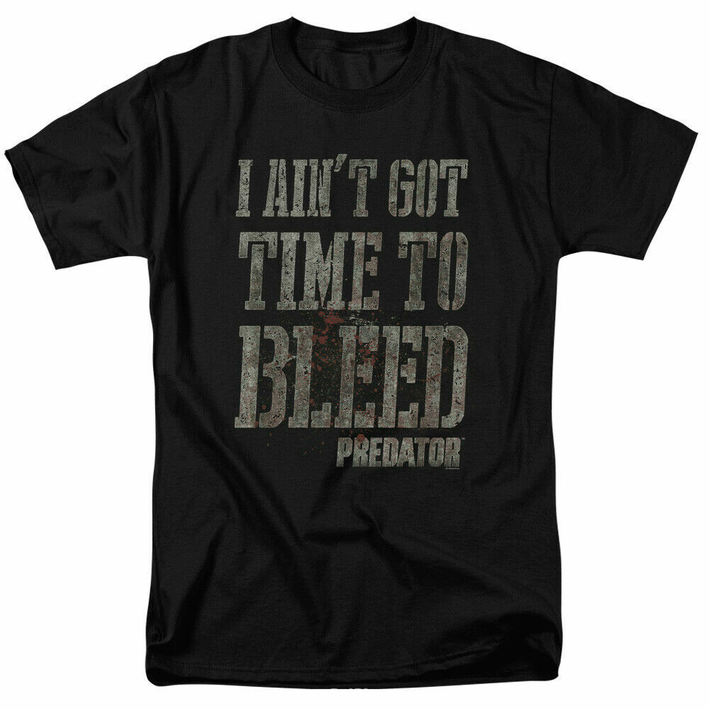 Predator Bleeding Time T Shirt Licensed Sci-Fi Alien Movie Retro ...