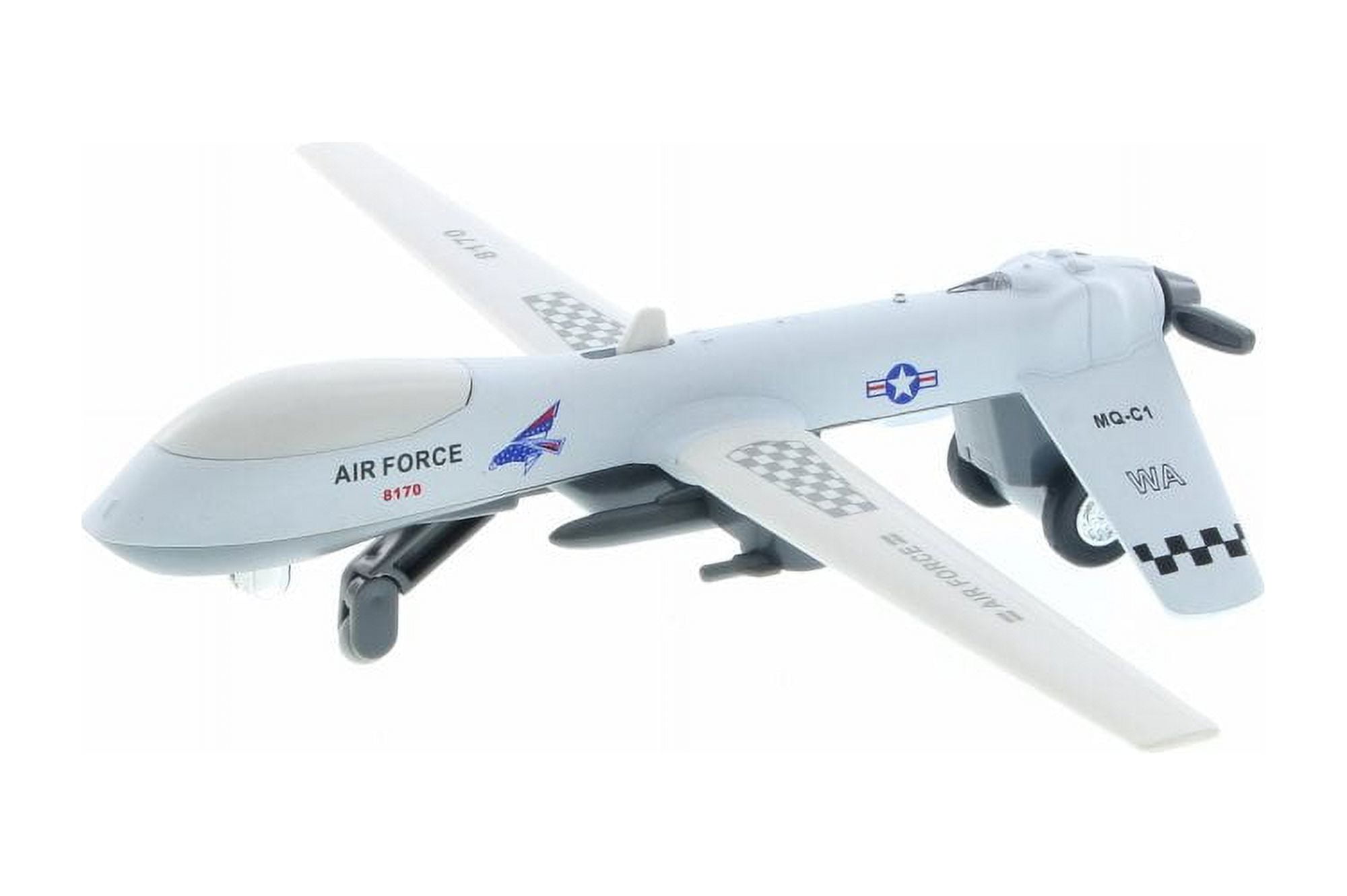 Predator Drone w/ Light & Sound, White - Daron TM8170 - Diecast Model ...