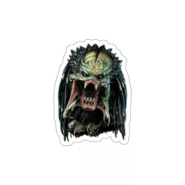 Predator Face Alien Avp Classic Retro Cinema Sticker Vinyl Decal Design ...