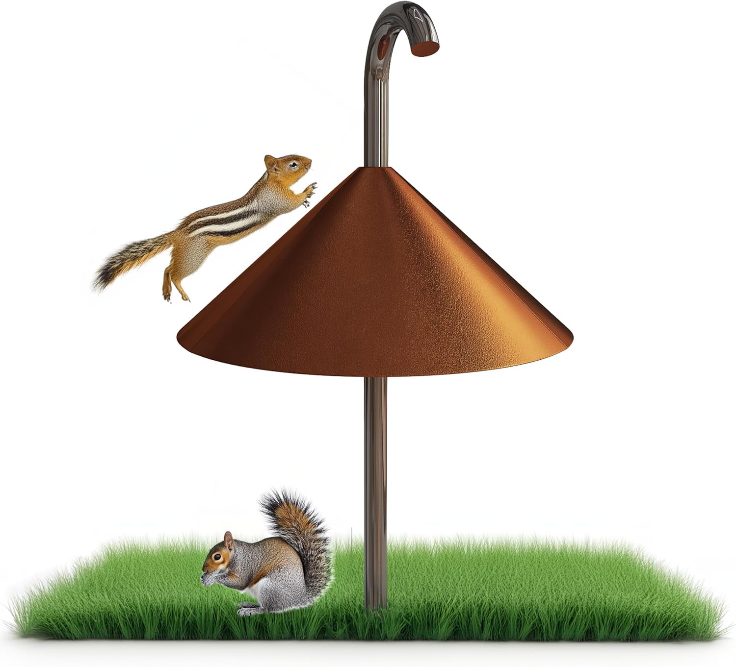 Predator Guard 19-Inch Squirrel Baffle for Bird Feeders - Large Anti ...