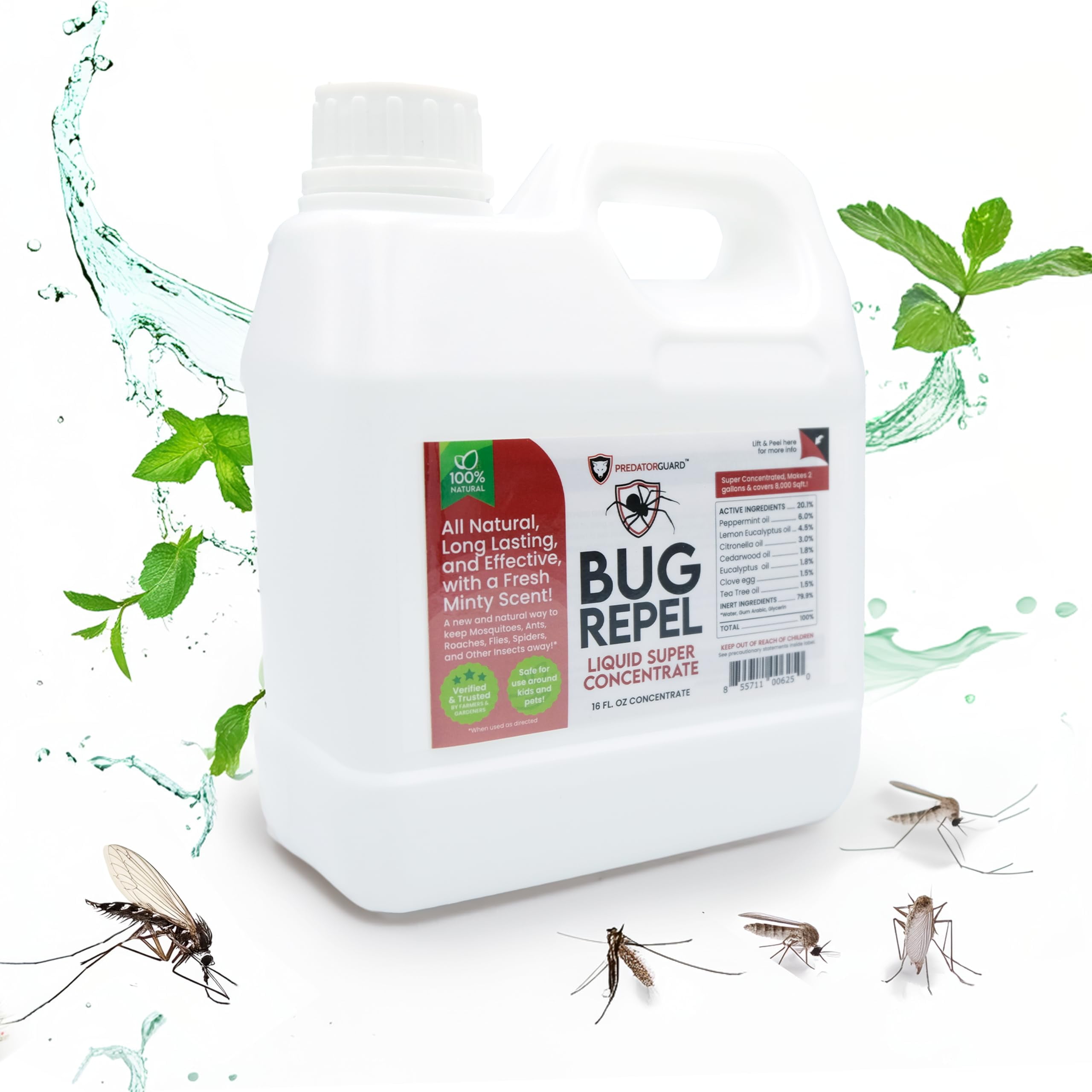 Predator Guard Bugs and Insect Repellent - Home Defense Pest Control Super Concentrate Liquid ...