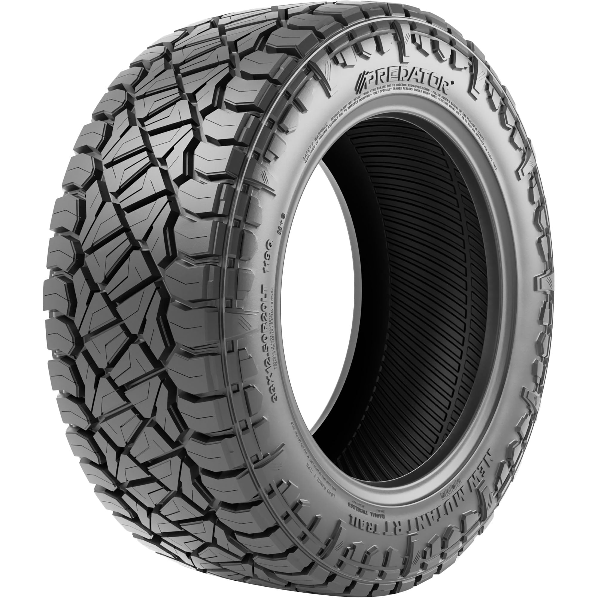 Predator New Mutant RT Trail EV Mud Terrain LT275/65R20 126/123S E ...