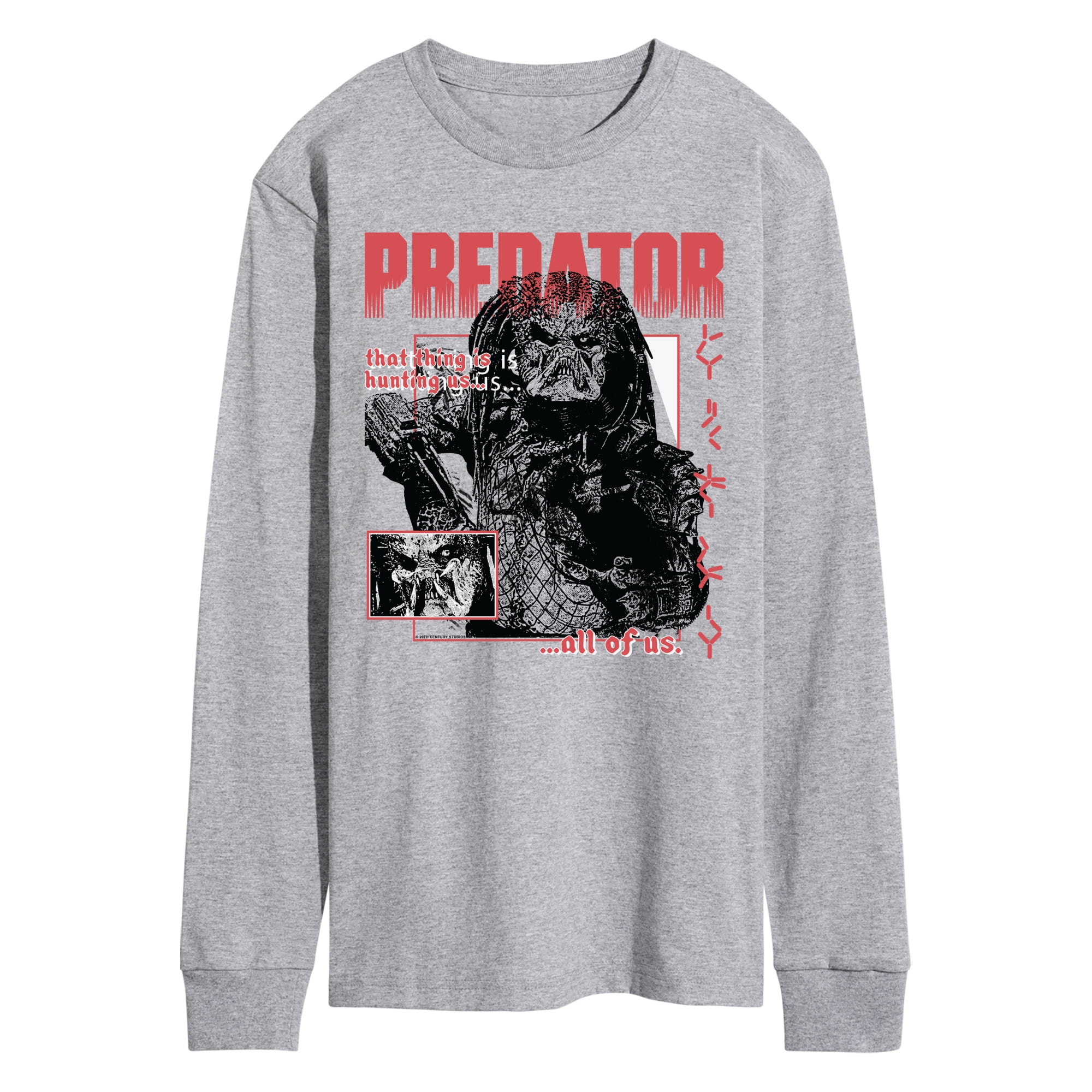 Predator - Poster - Men's Long Sleeve Graphic T-Shirt - Walmart.com
