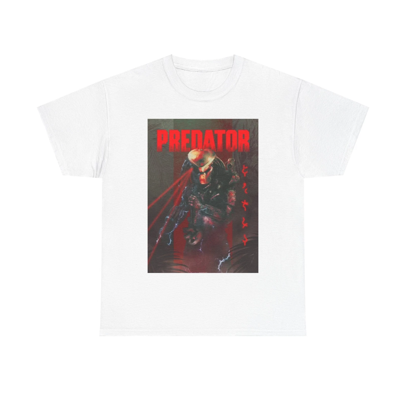 Predator Tshirt Vintage Alien Movie Poster 80s Graphic Unisex Heavy ...