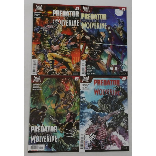 Predator Versus Wolverine #1 2 3 4 VF/NM complete series - by Benjamin ...
