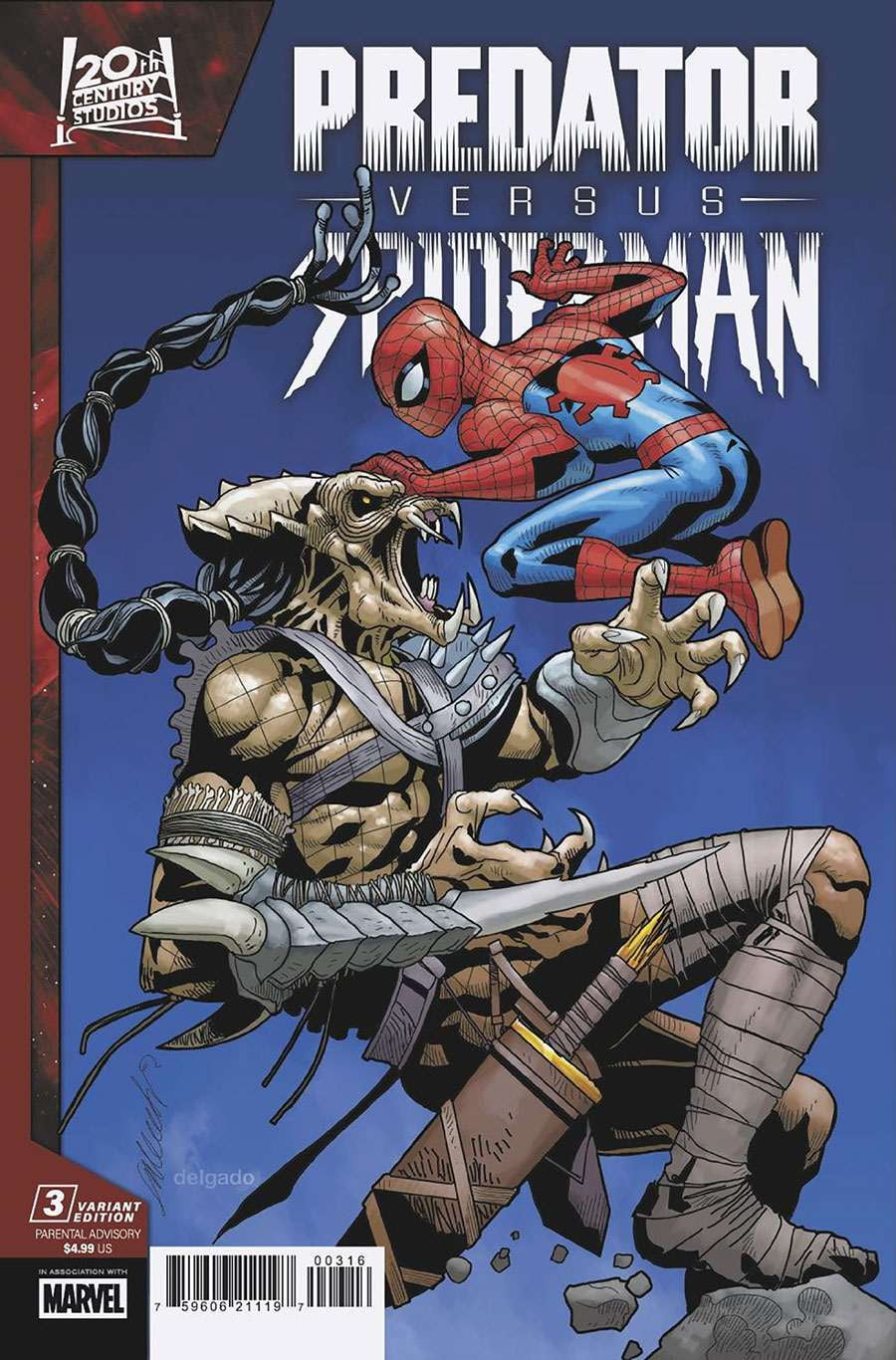 Predator Vs. Spider-Man #3B VF ; Marvel Comic Book - Walmart.com