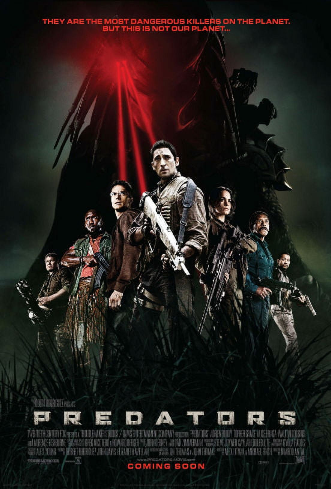 Predators Movie Poster Wall Art 12x16 Print on Metal Sign 12in x 16in ...