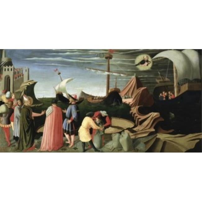 Predella Triptych the Story of Saint Luke Fra Angelico Ca 1400-1455 ...