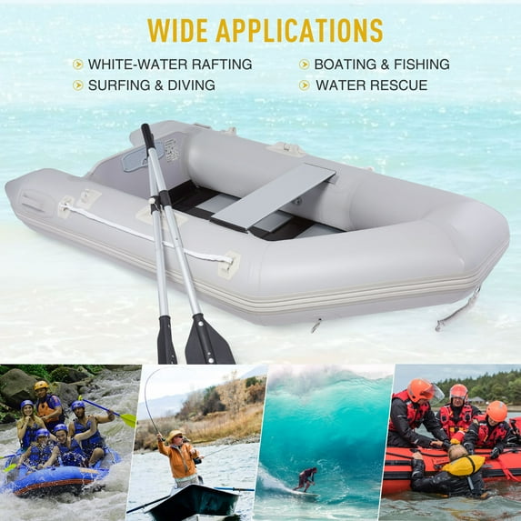 Preenex Inflatable Boat: 7.5' Portable Raft for 2, PVC Float for ...