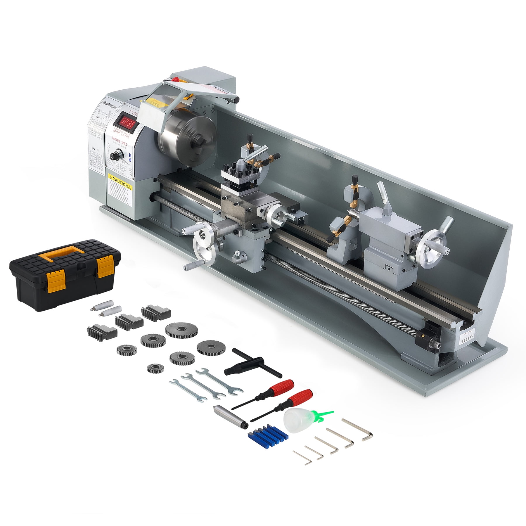 Preenex 9"x30" Mini Metal Lathe with 1100W Brushless Motor 3000rpm for ...