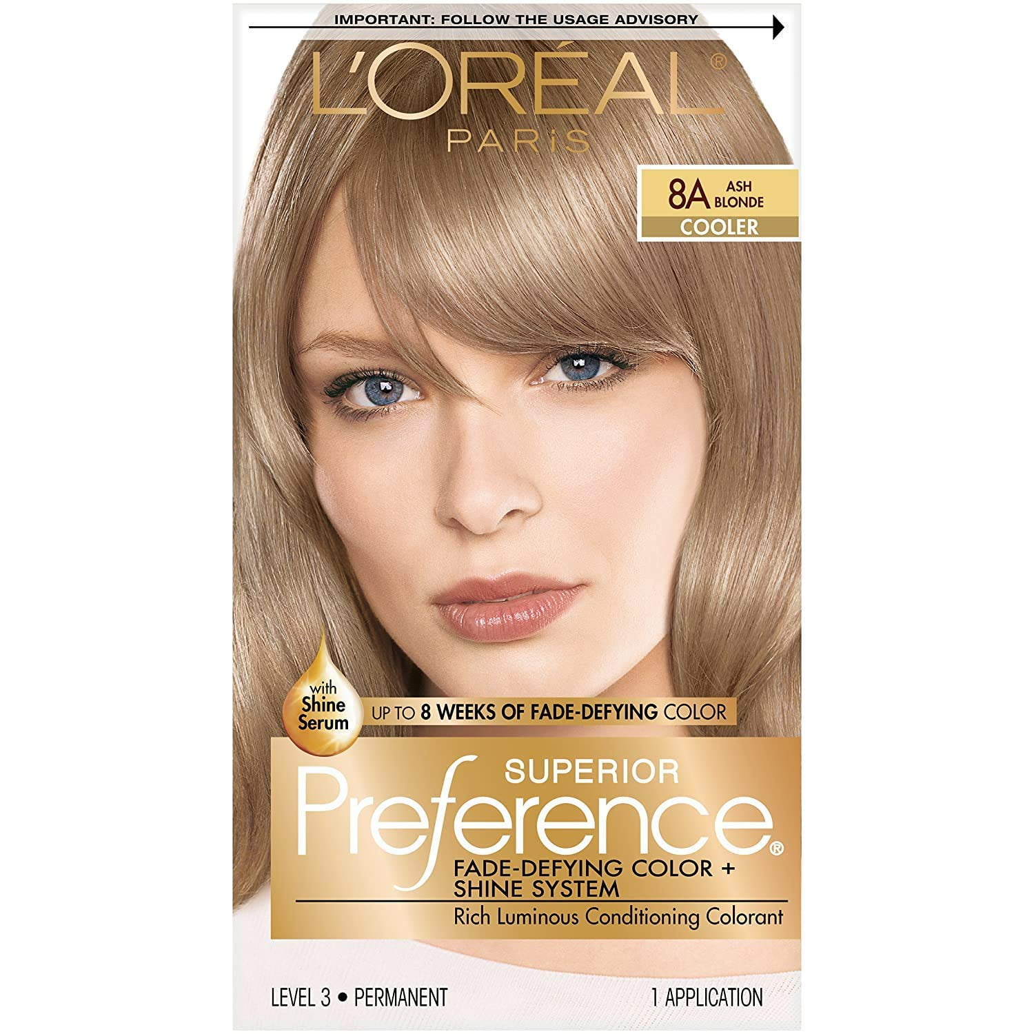 Pref Haircol 8A Size 1Ct Loreal Preference Hair Color Ash Blonde #8A ...
