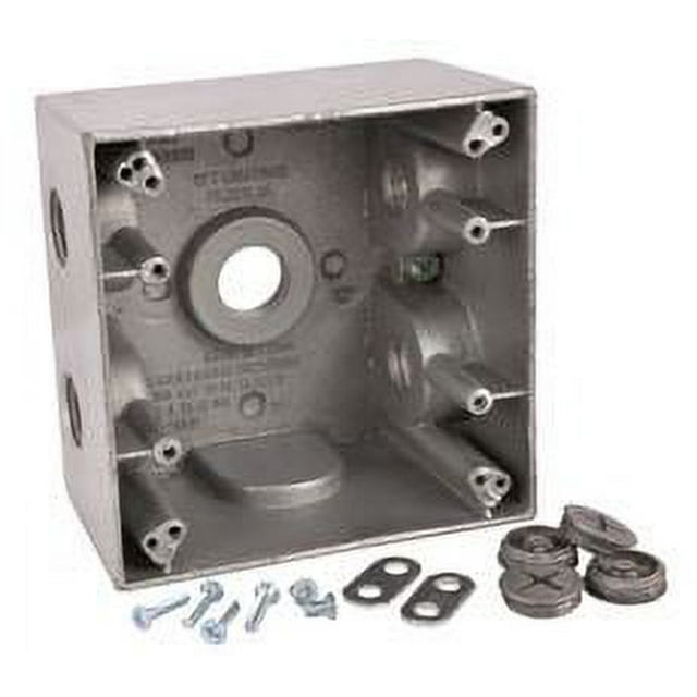 Preferred Industries 613183 Aluminum 2-Gang Deep Weatherproof Box ...