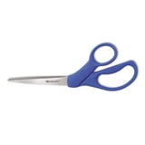 Preferred Line Stainless Steel Scissors, 8" Long, 3.5" Cut Length, Blue ...