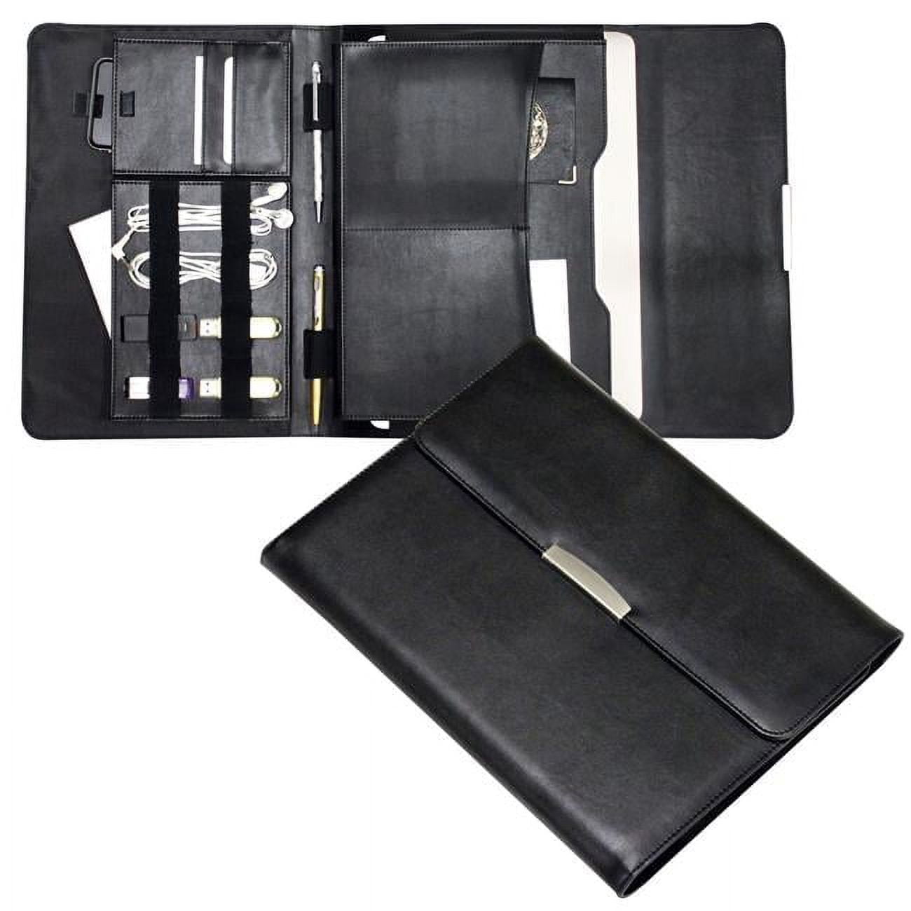 Preferred Nation Executive E-Padfolio Organizer Pad Holder - Black ...