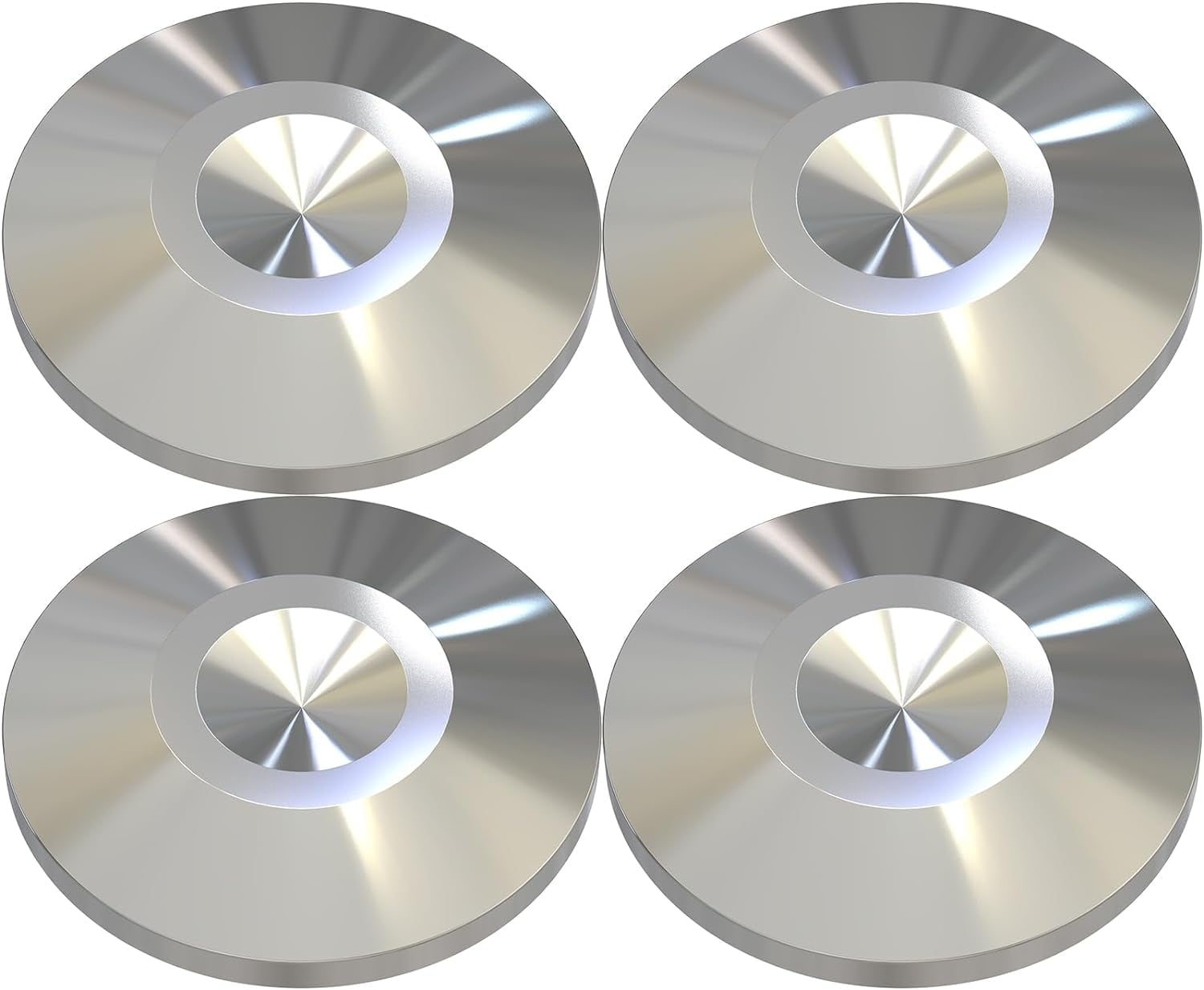 Preffair 4Pcs Stainless Steel Audio Speaker Spike Pads Mats Speaker ...