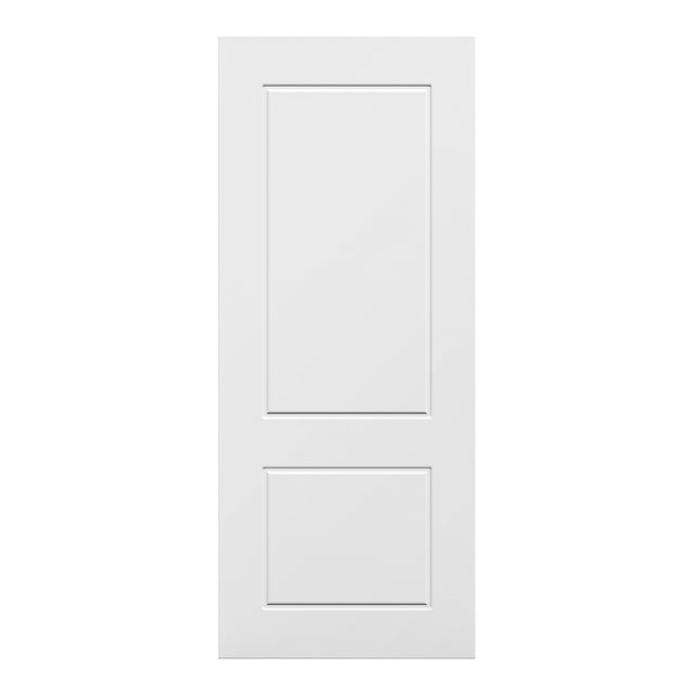 Villar Home Designs Prefinished Cascade White 2-Panel Wood Door Slab ...