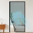 Preframed Window & Door Screen Black-Standard side open Fit Door Size ...